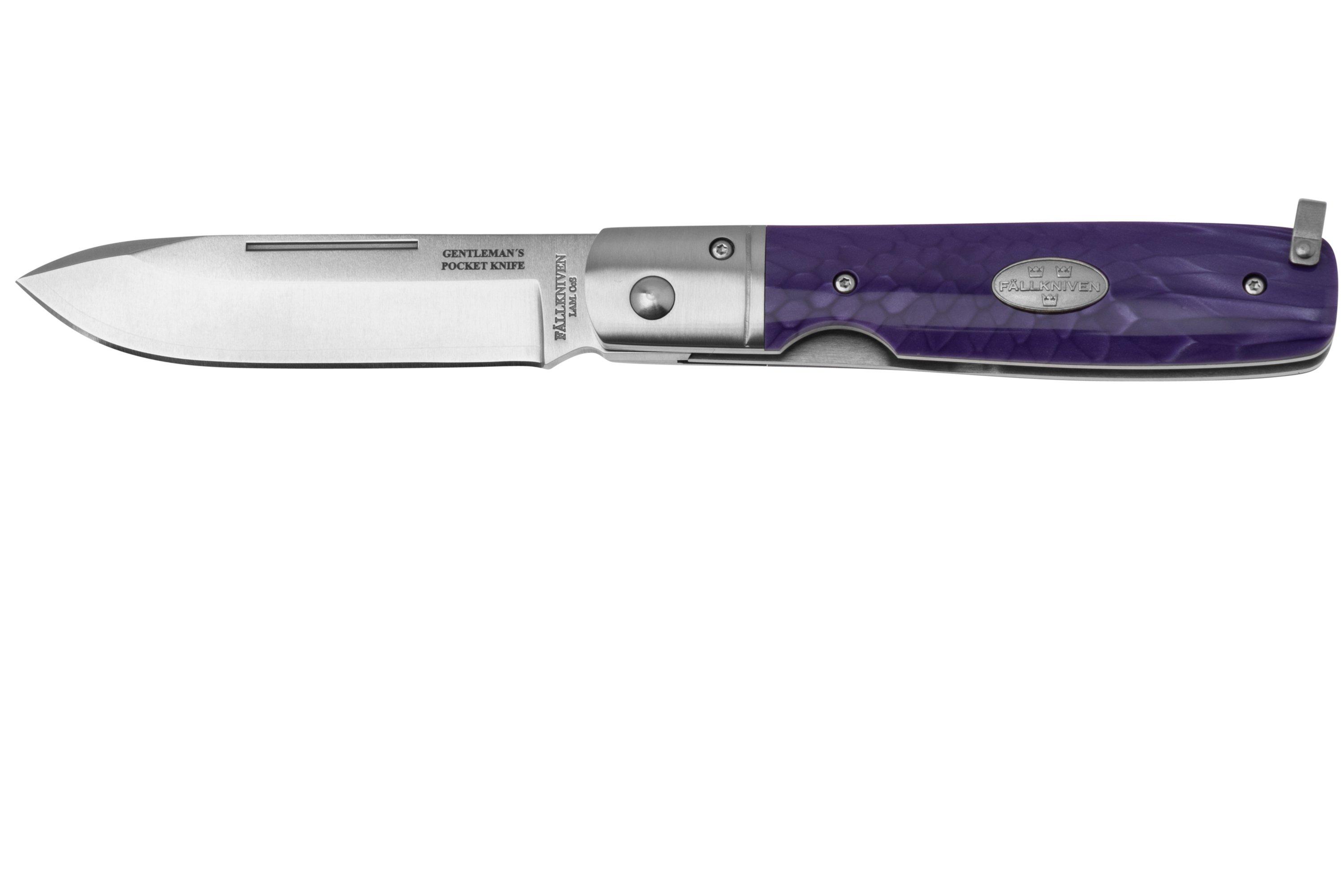 Fällkniven GPpd Juma, Laminated CoS, Purple Dragon gentleman's knife ...