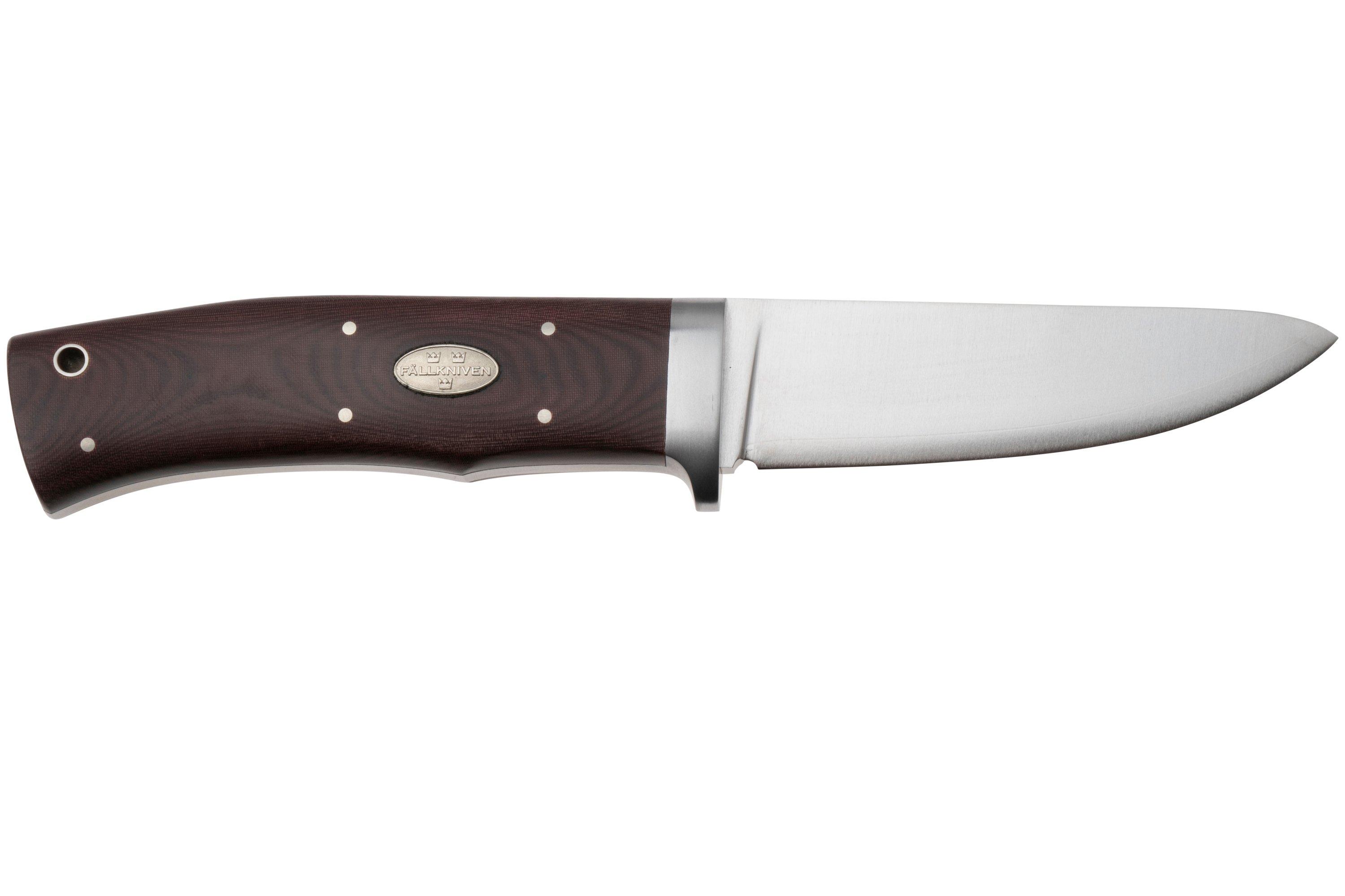 Fällkniven HK6L Hunters Knife, Maroon Micarta, jachtmes | Voordelig ...