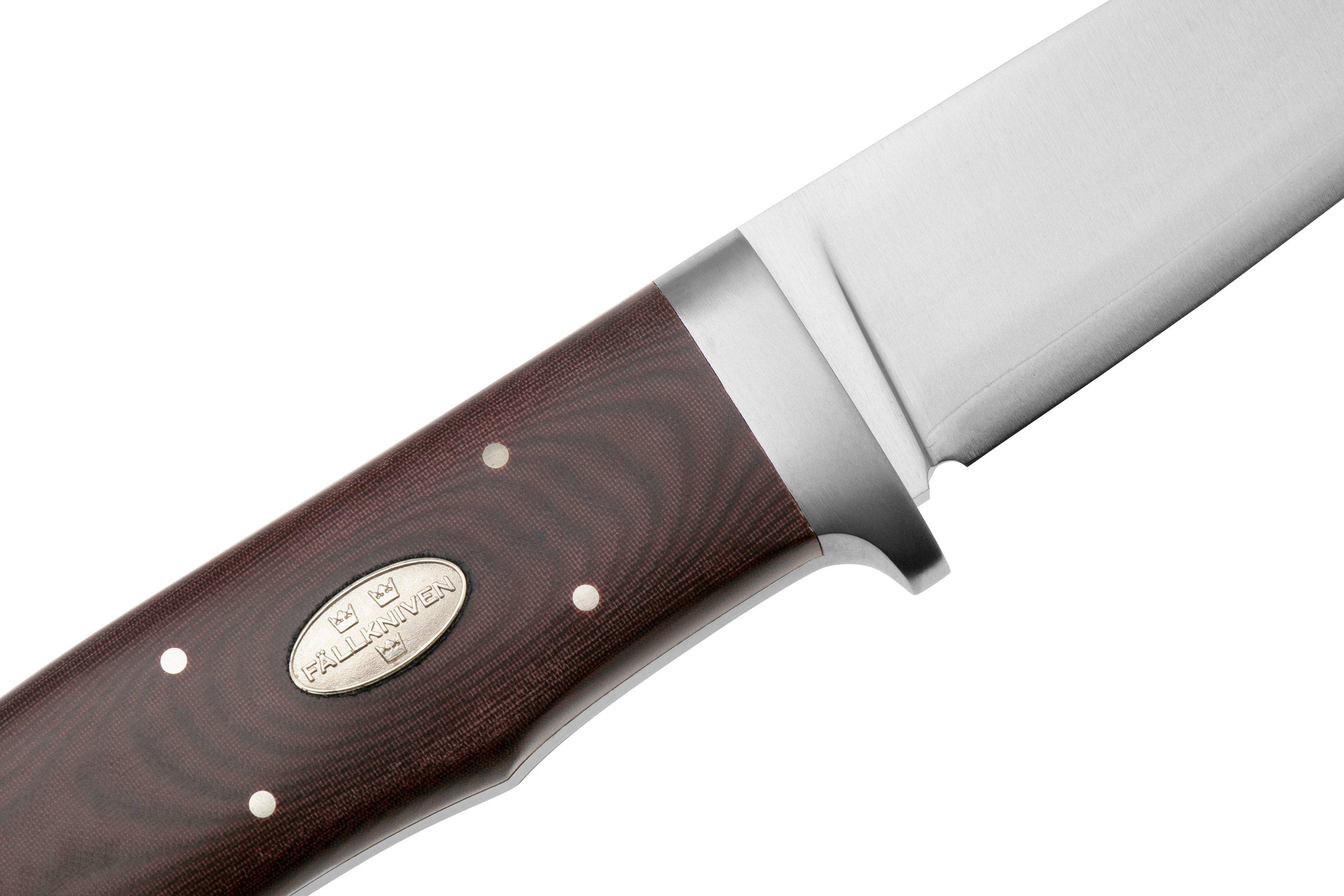 Fällkniven HK6L Hunters Knife, Maroon Micarta, couteau de chasse ...