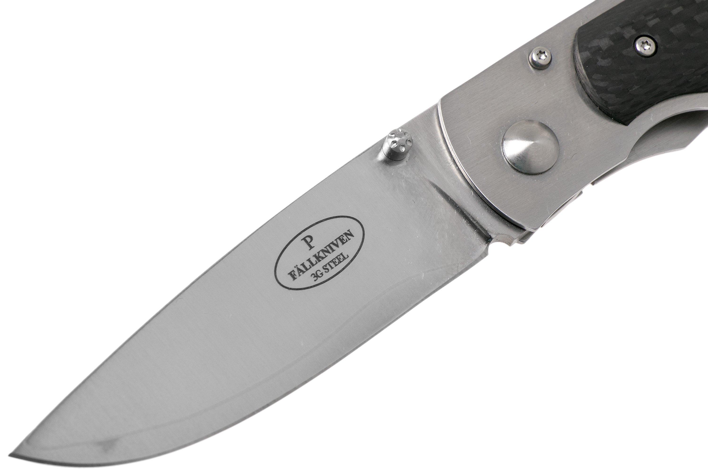 Fällkniven P3Gcfc Carbon fibre, gentleman's knife | Advantageously ...