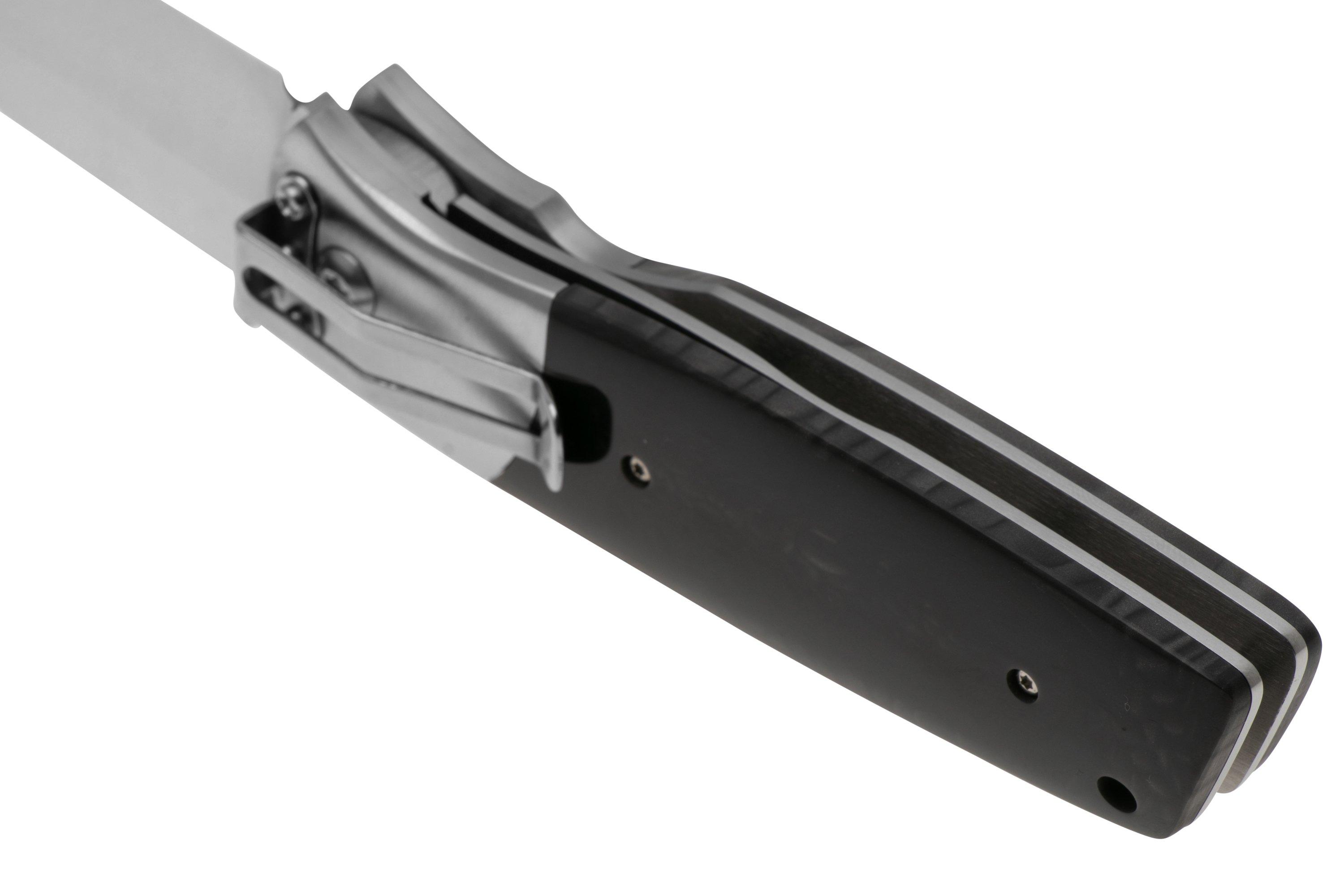 Fällkniven PXLcb Juma, Satin Elmax, Carbon gentleman's knife ...