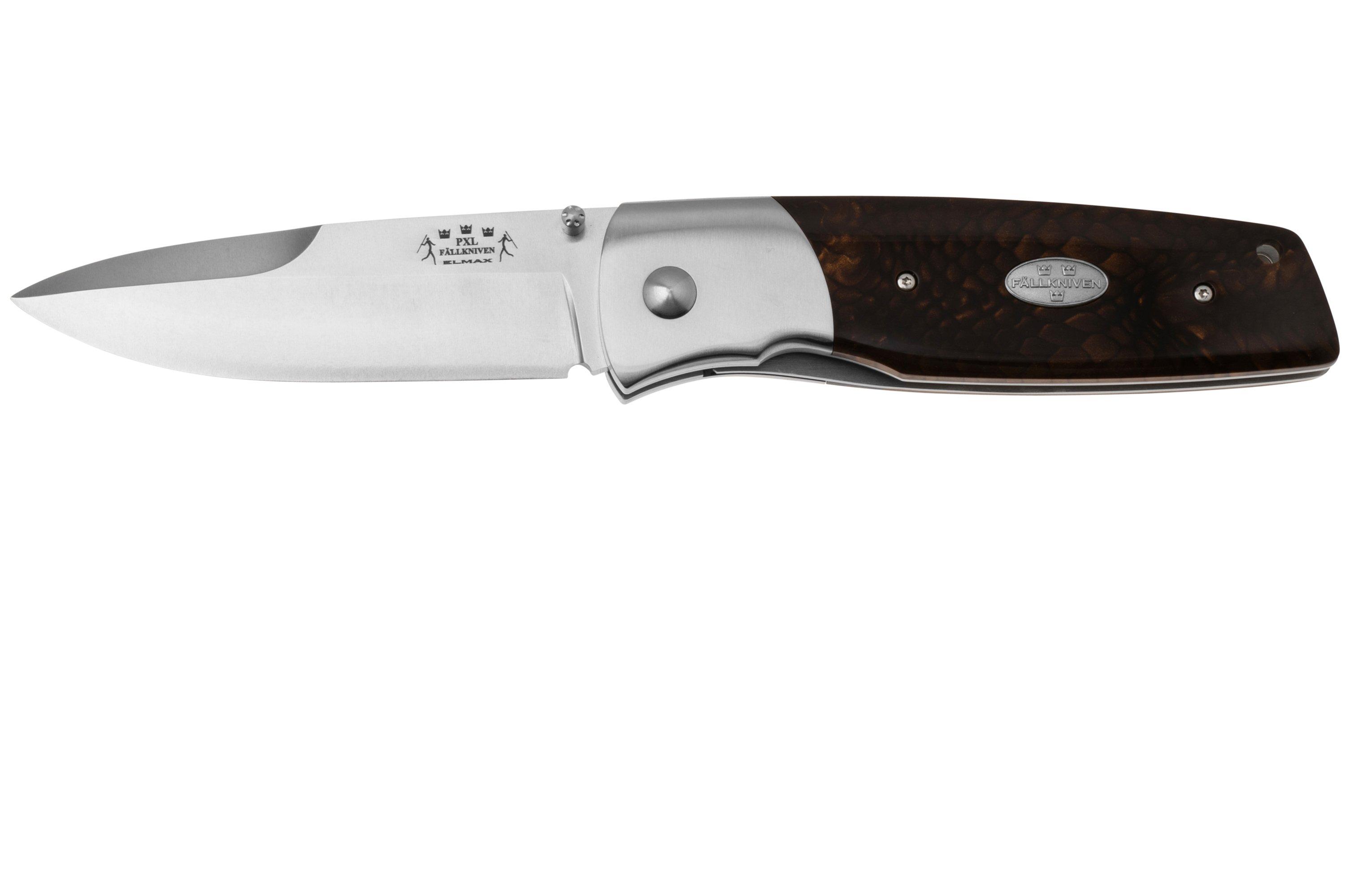 Fällkniven PXLgd Juma, Satin Elmax, Golden Dragon gentleman's knife | Advantageously shopping at ...