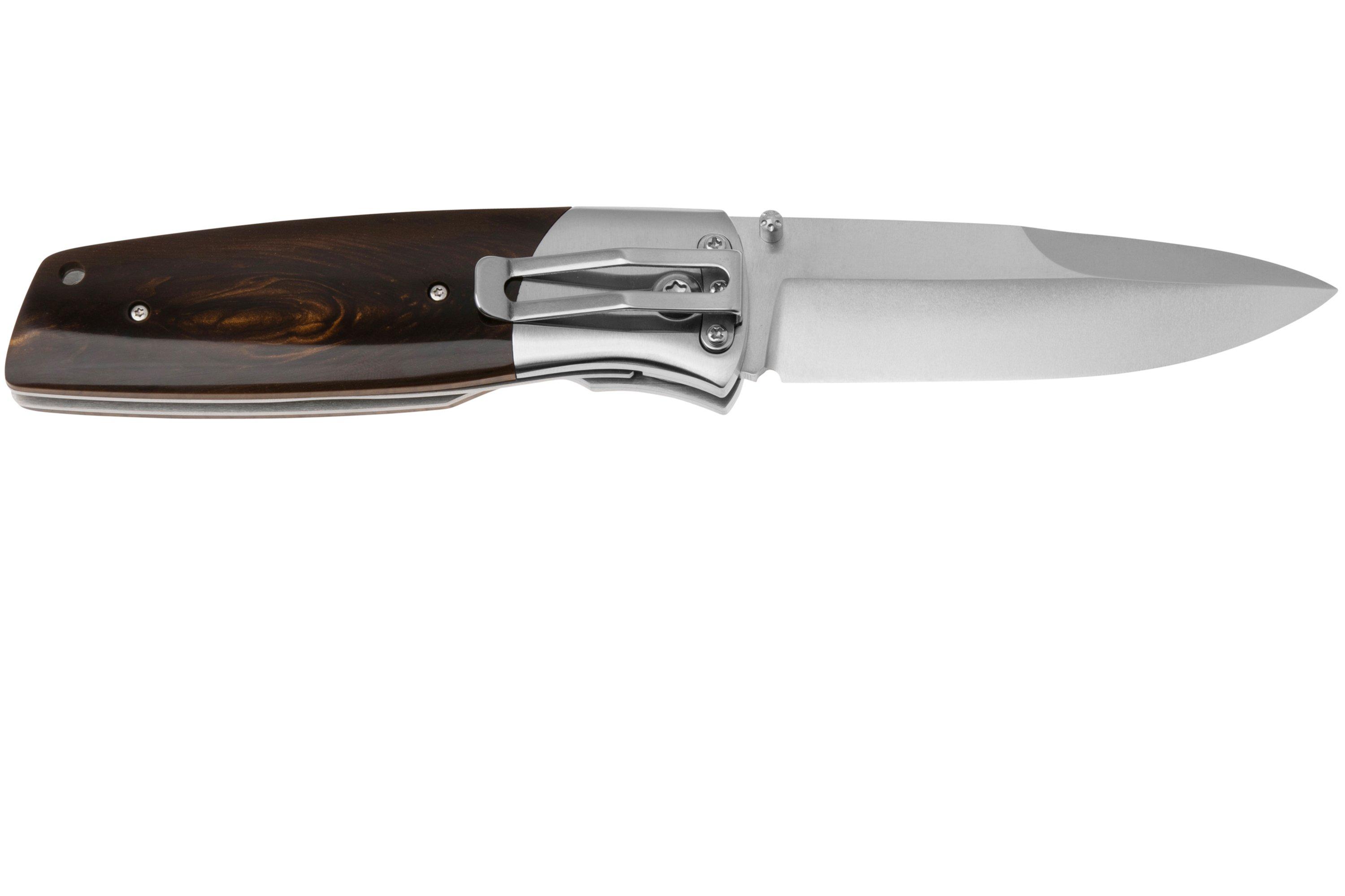 Fällkniven PXLgd Juma, Satin Elmax, Golden Dragon gentleman's knife ...