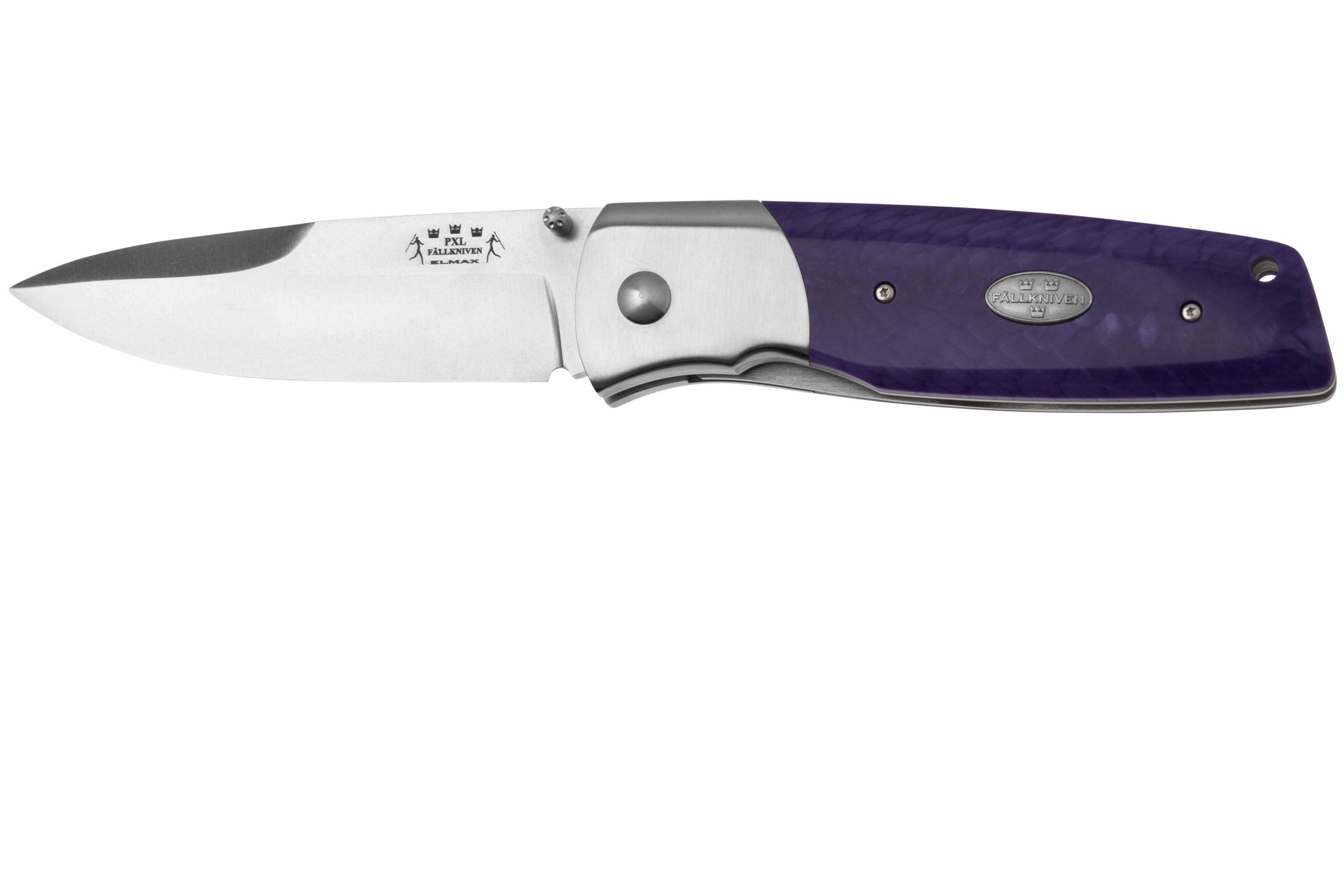 Fällkniven PXLpd Juma, Satin Elmax, Purple Dragon herenmes | Voordelig ...