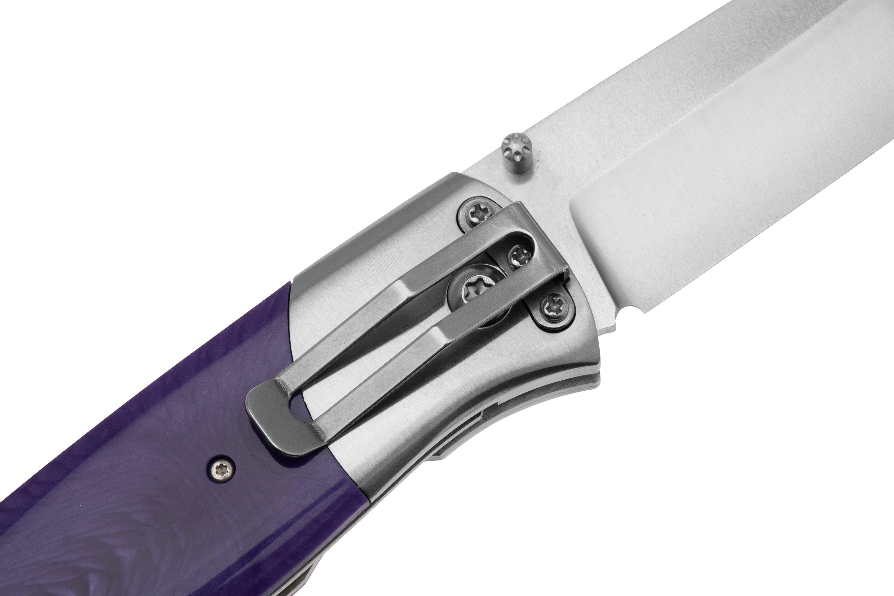 Fällkniven PXLpd Juma, Satin Elmax, Purple Dragon gentleman's knife ...