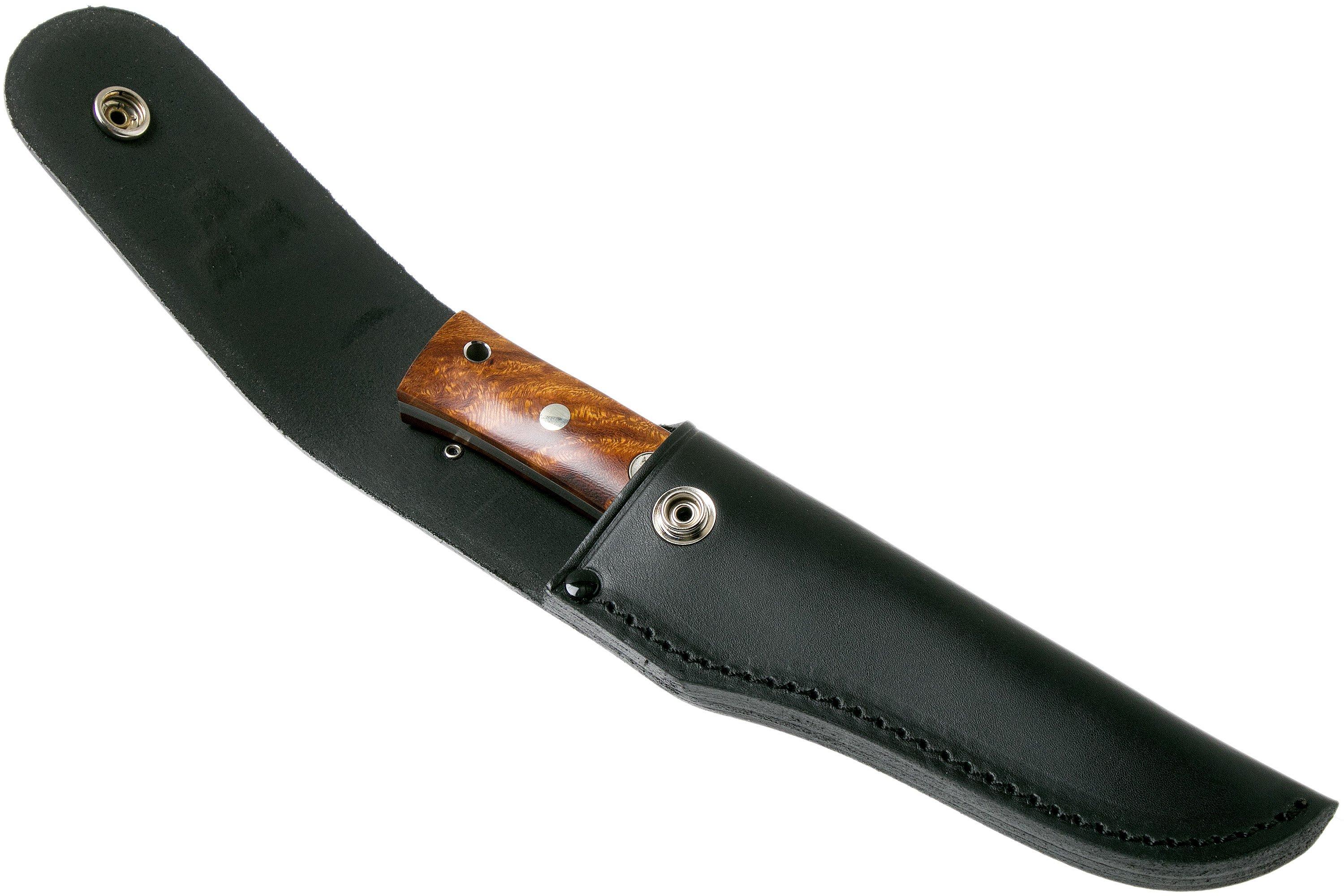 Fallkniven TK1 Tre Kronor, Desert Ironwood, leather sheath ...