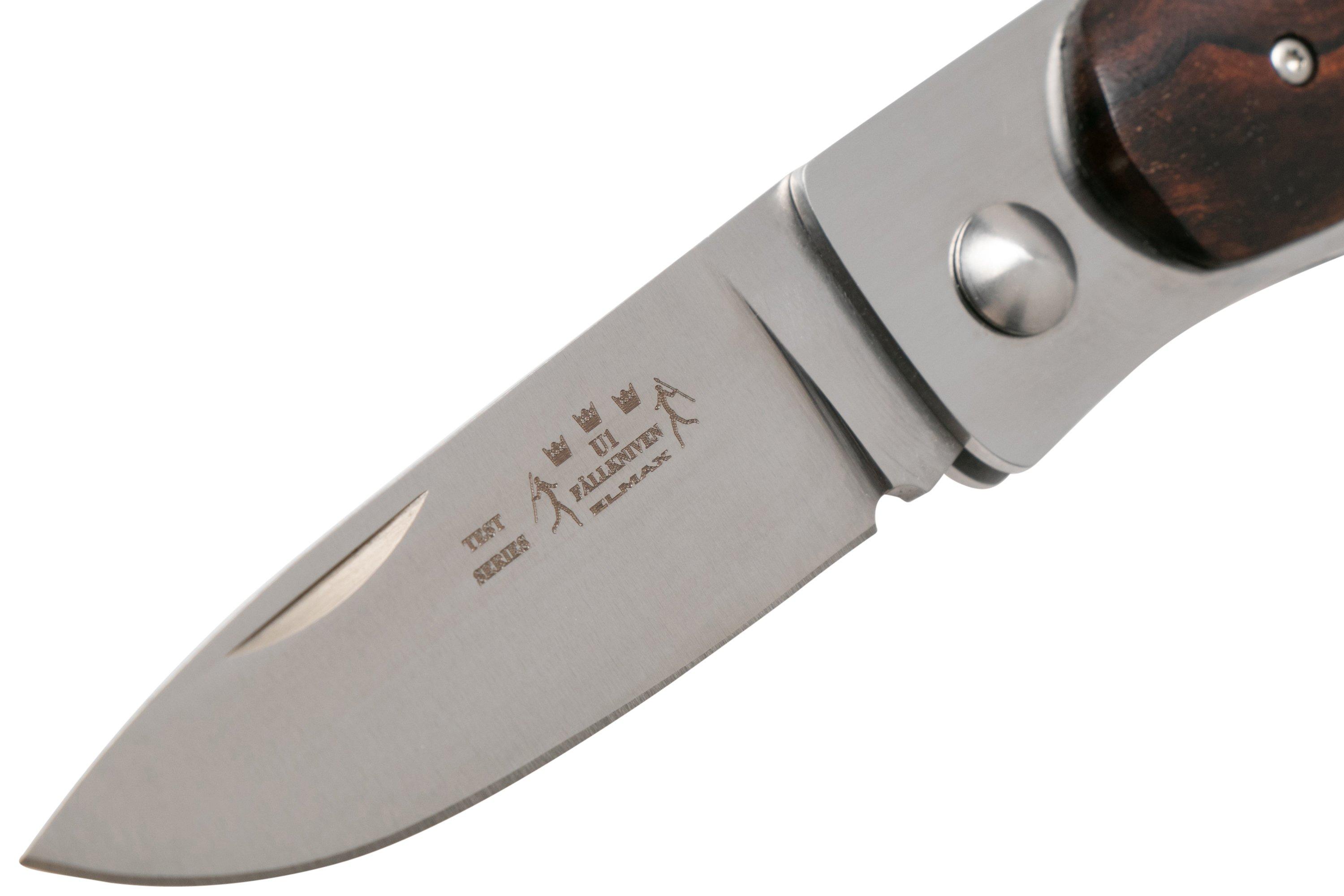 Fällkniven U1 Desert Ironwood, Elmax U1ic slipjoint pocket knife ...