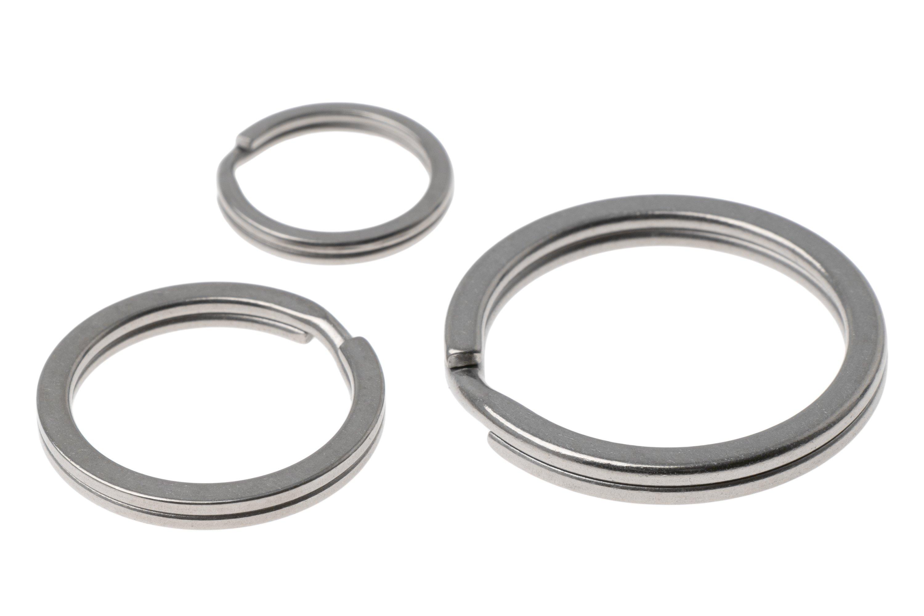 Flytanium Split Key Rings FLY-0640, Titanium Stonewashed, set de 3 ...
