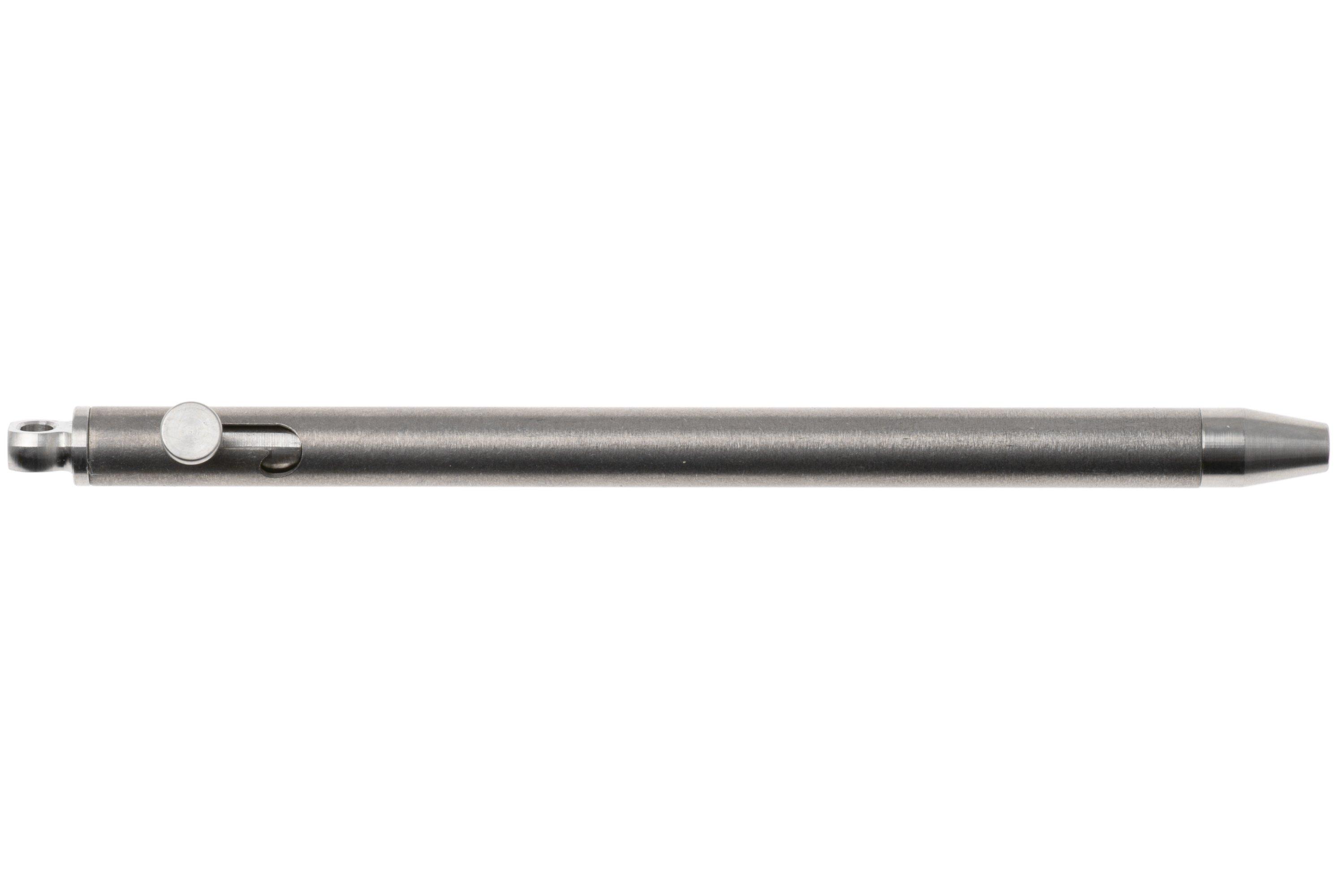 Flytanium Mini Bolt-Action Pen FLY-0822 Stonewashed Titanium, mini pen ...