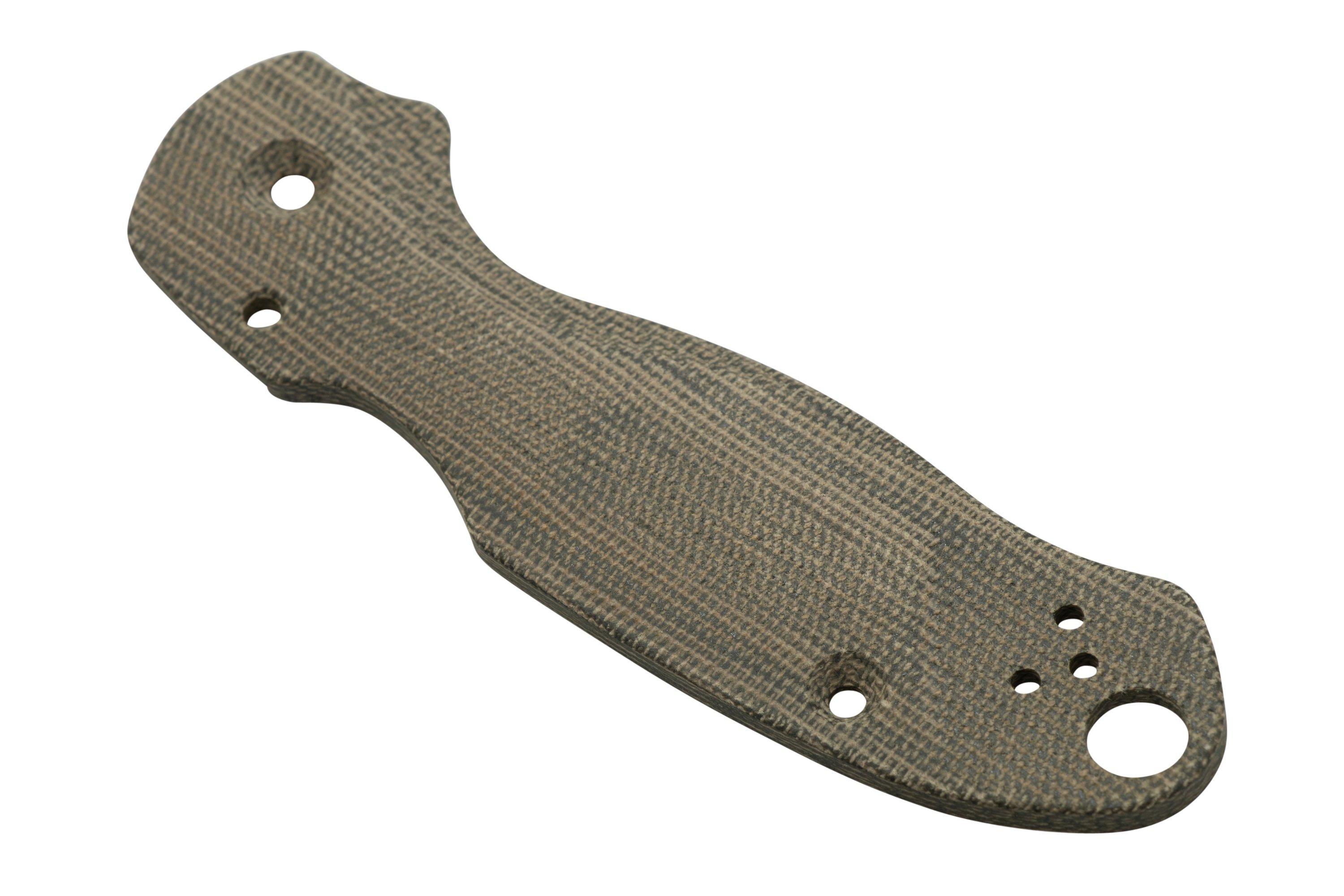 Flytanium Spyderco Para 3 Scales, Lotus Green Canvas Micarta ...