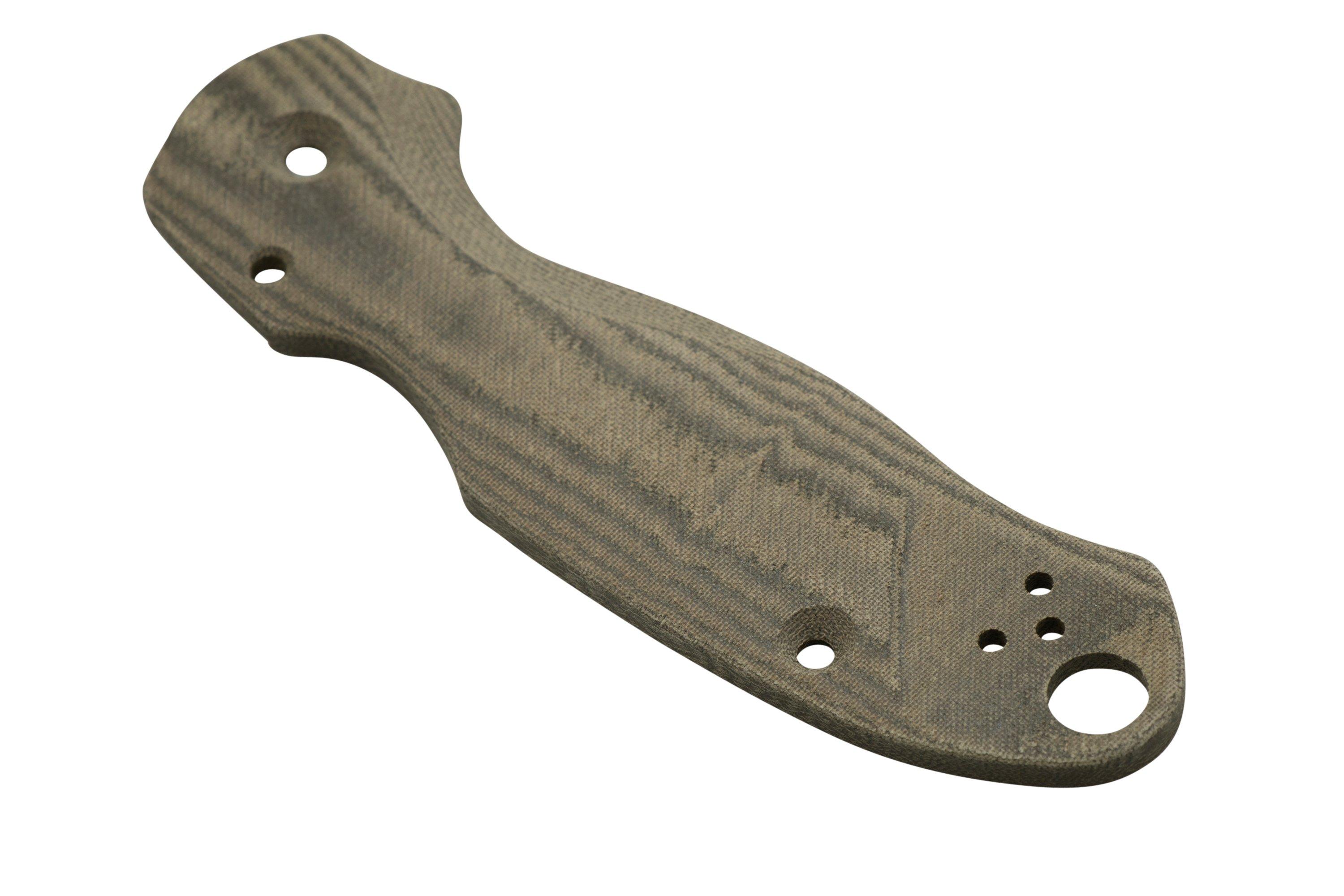 Flytanium Spyderco Para 3 Scales, Lotus Green Linen Micarta | Voordelig ...