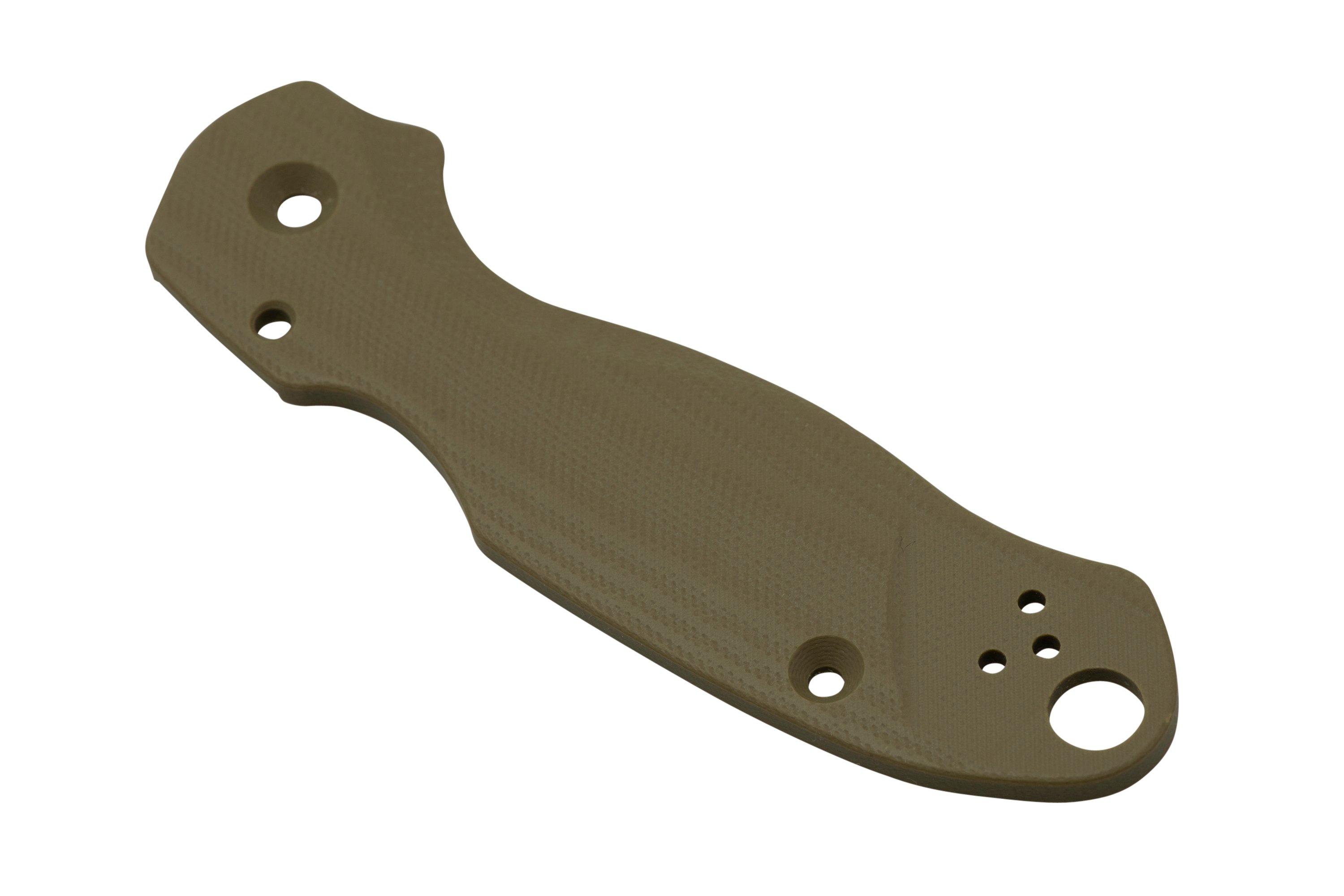 Flytanium Spyderco Para 3 Scales, Lotus OD Green G10 | Advantageously ...