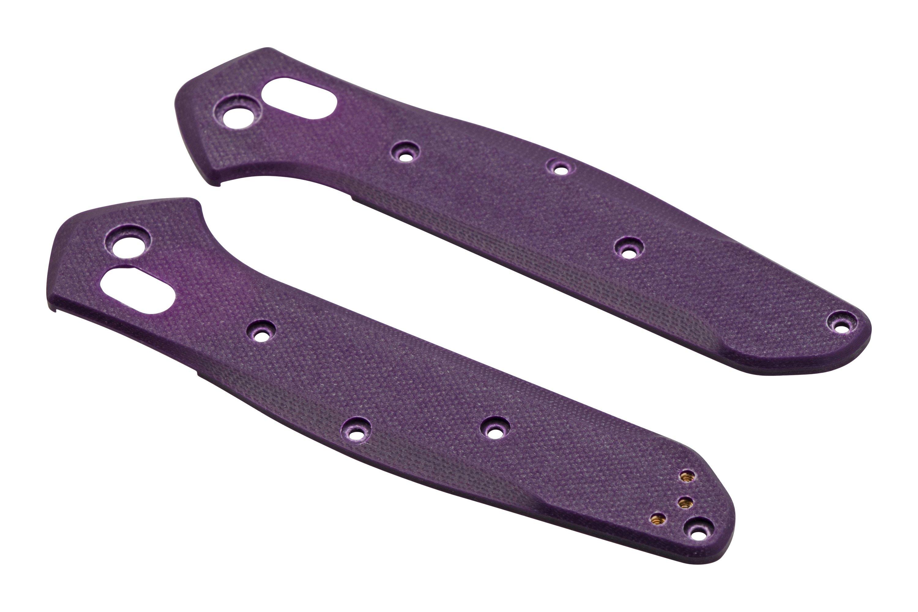 Flytanium Benchmade 940 Osborne Handle Kit FLY-1171PR Purple G-10 Radar ...