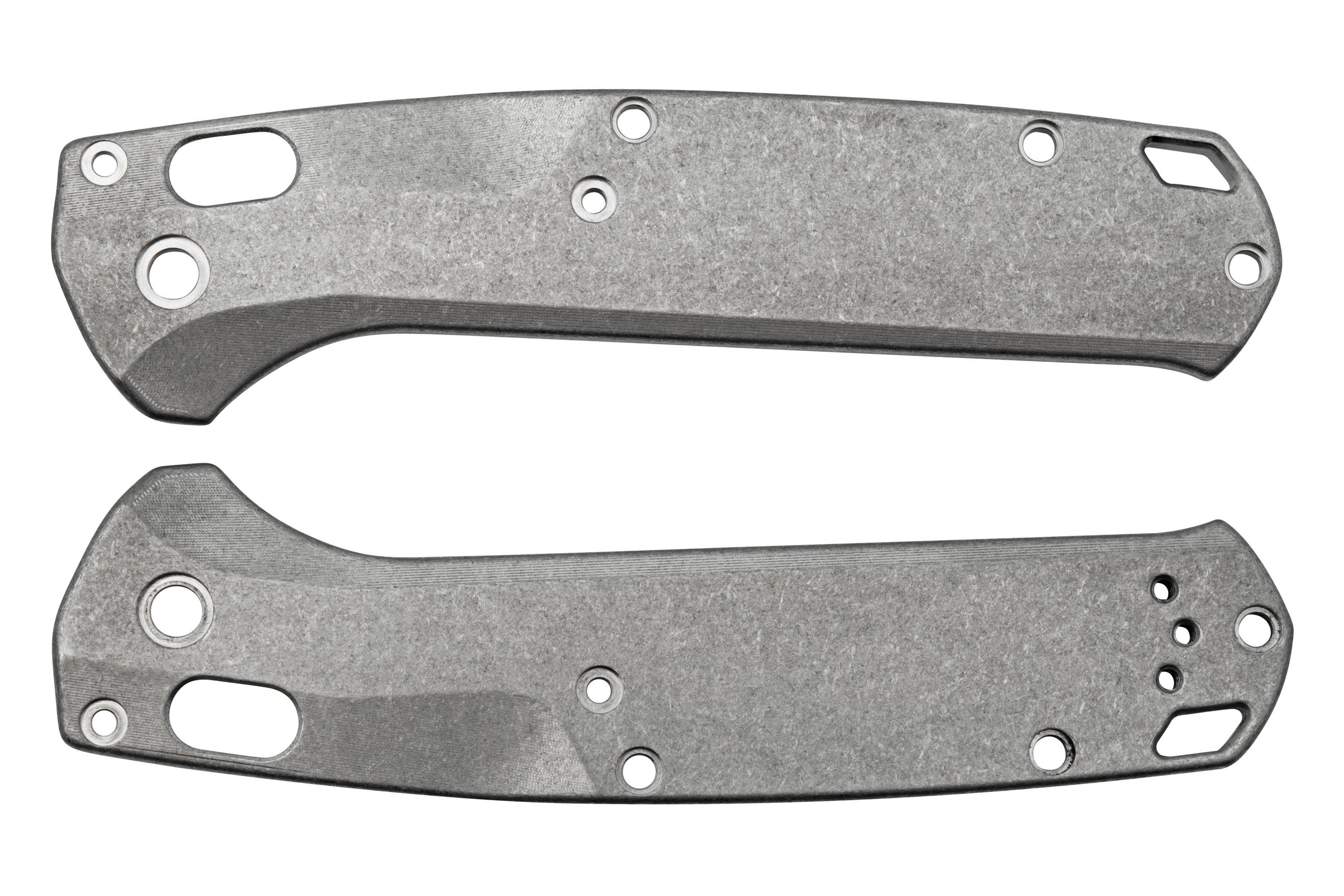 Flytanium Benchmade Taggedout FLY-1208S Titanium Stonewashed Scales ...