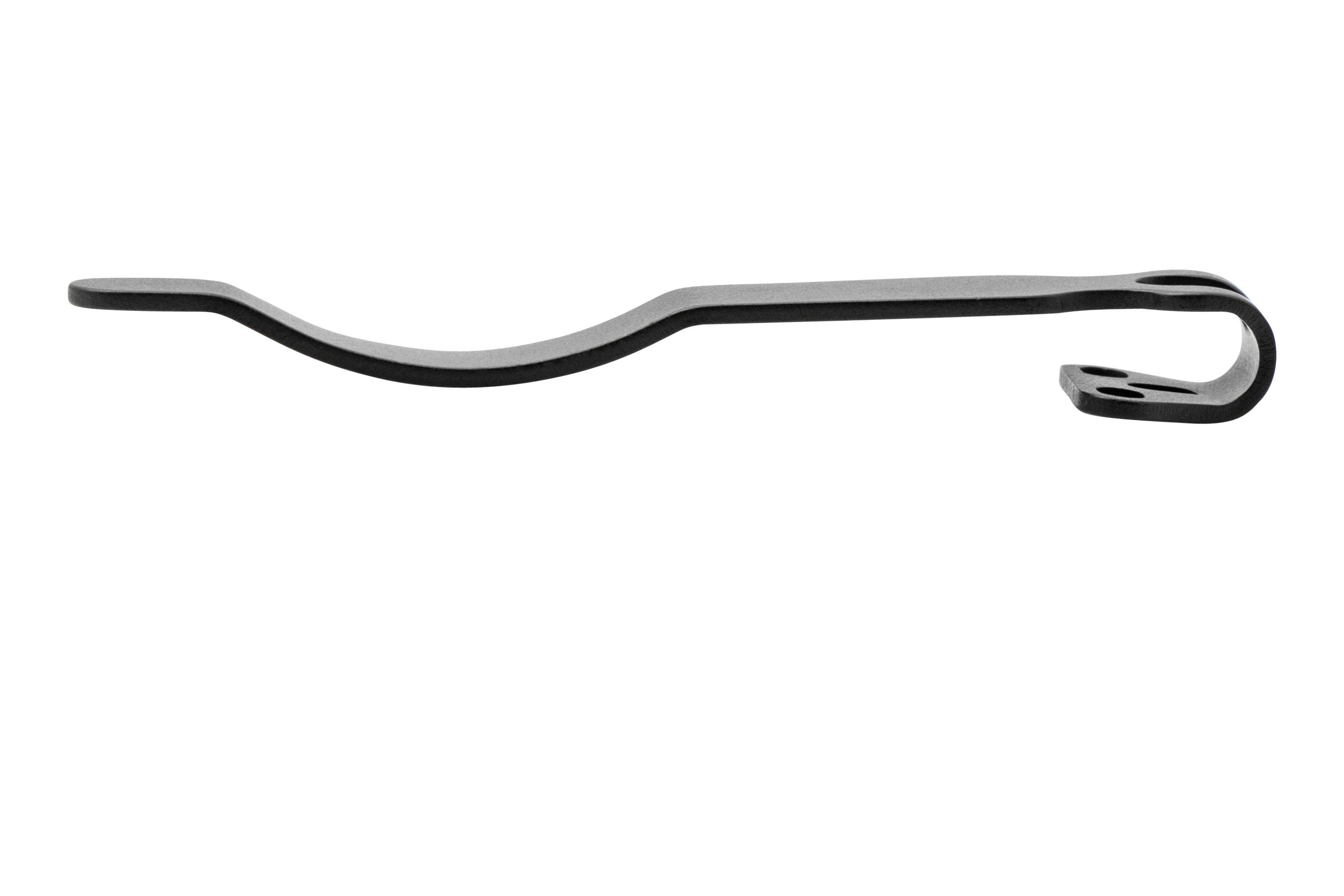 Flytanium Universal Long Pocket Clip FLY-1250LBK Black DLC Titanium ...