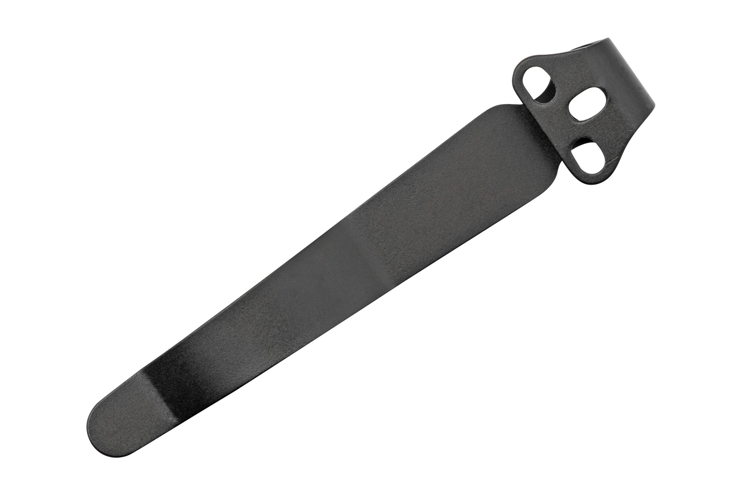 Flytanium Universal Long Pocket Clip FLY-1250LBK Black DLC Titanium ...