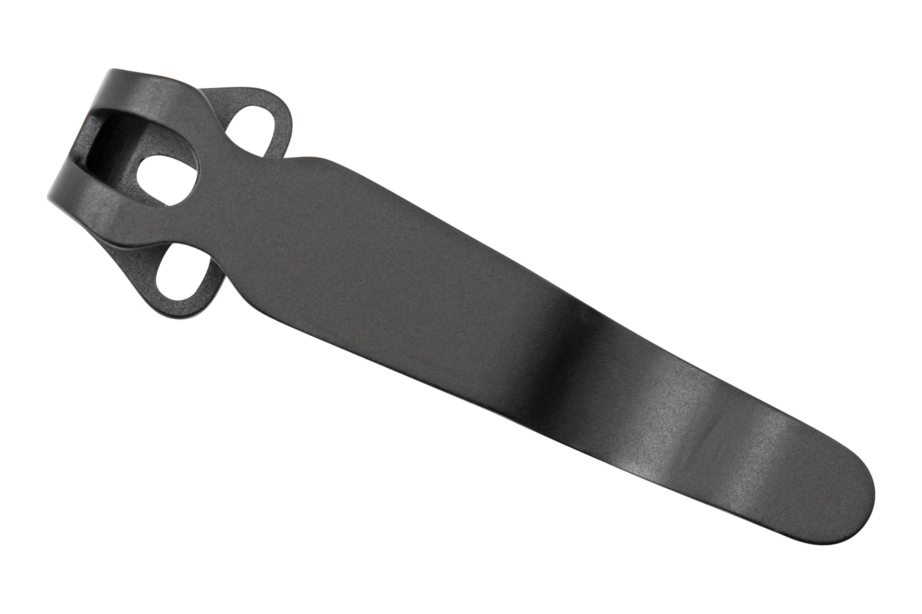 Flytanium Universal Short Pocket Clip FLY-1250SBK Black DLC Titanium ...