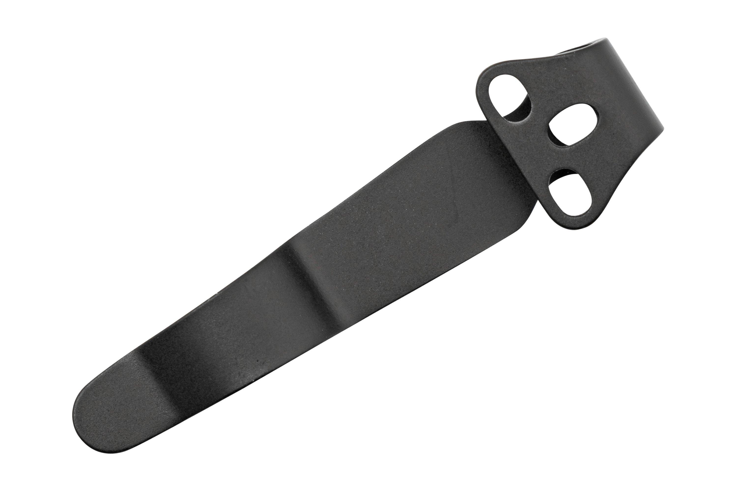 Flytanium Universal Short Pocket Clip FLY-1250SBK Black DLC Titanium ...