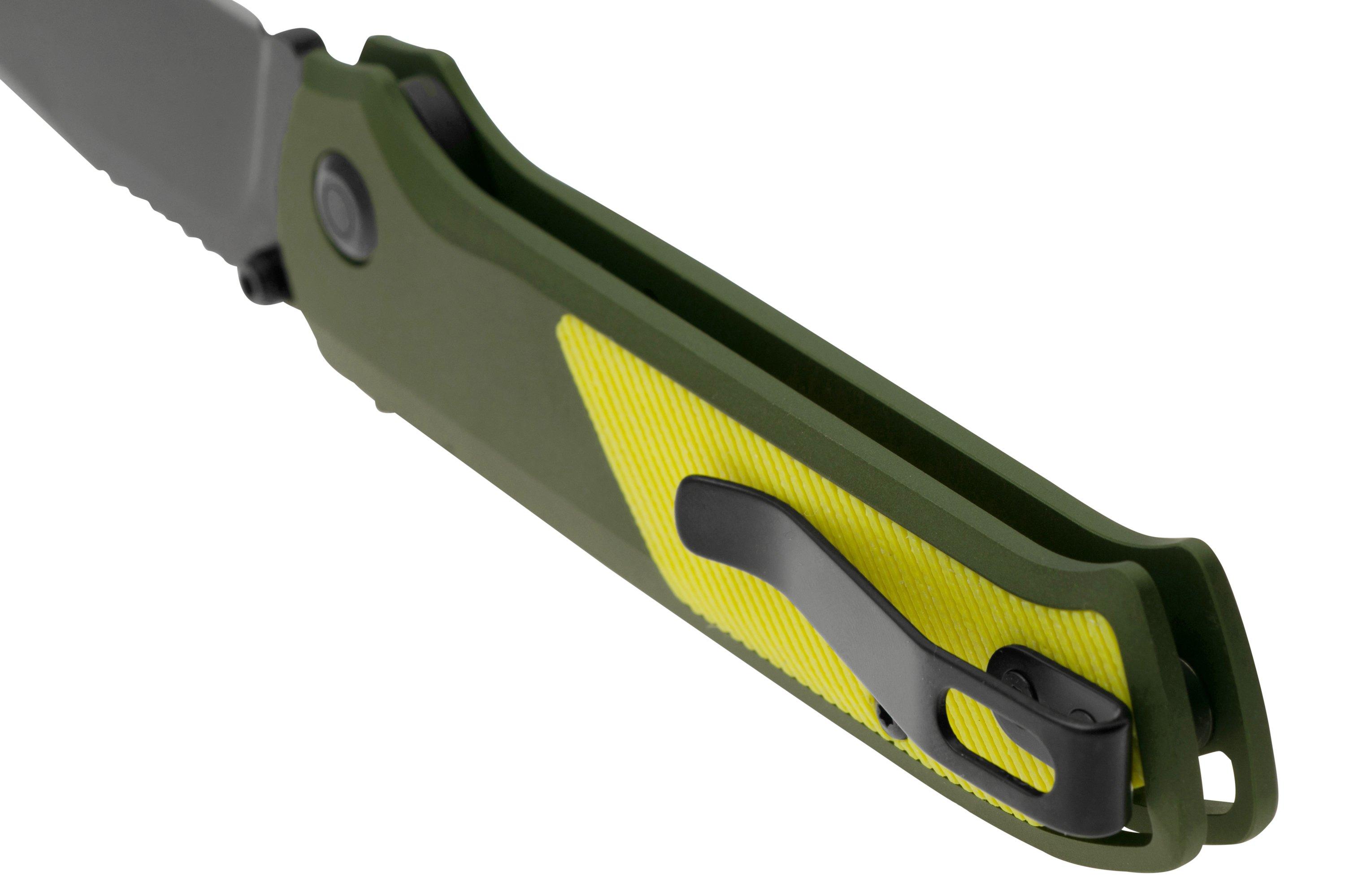 Flytanium Arcade Shark-Lock 1254 Black DLC, OD Green Aluminum, Yellow ...