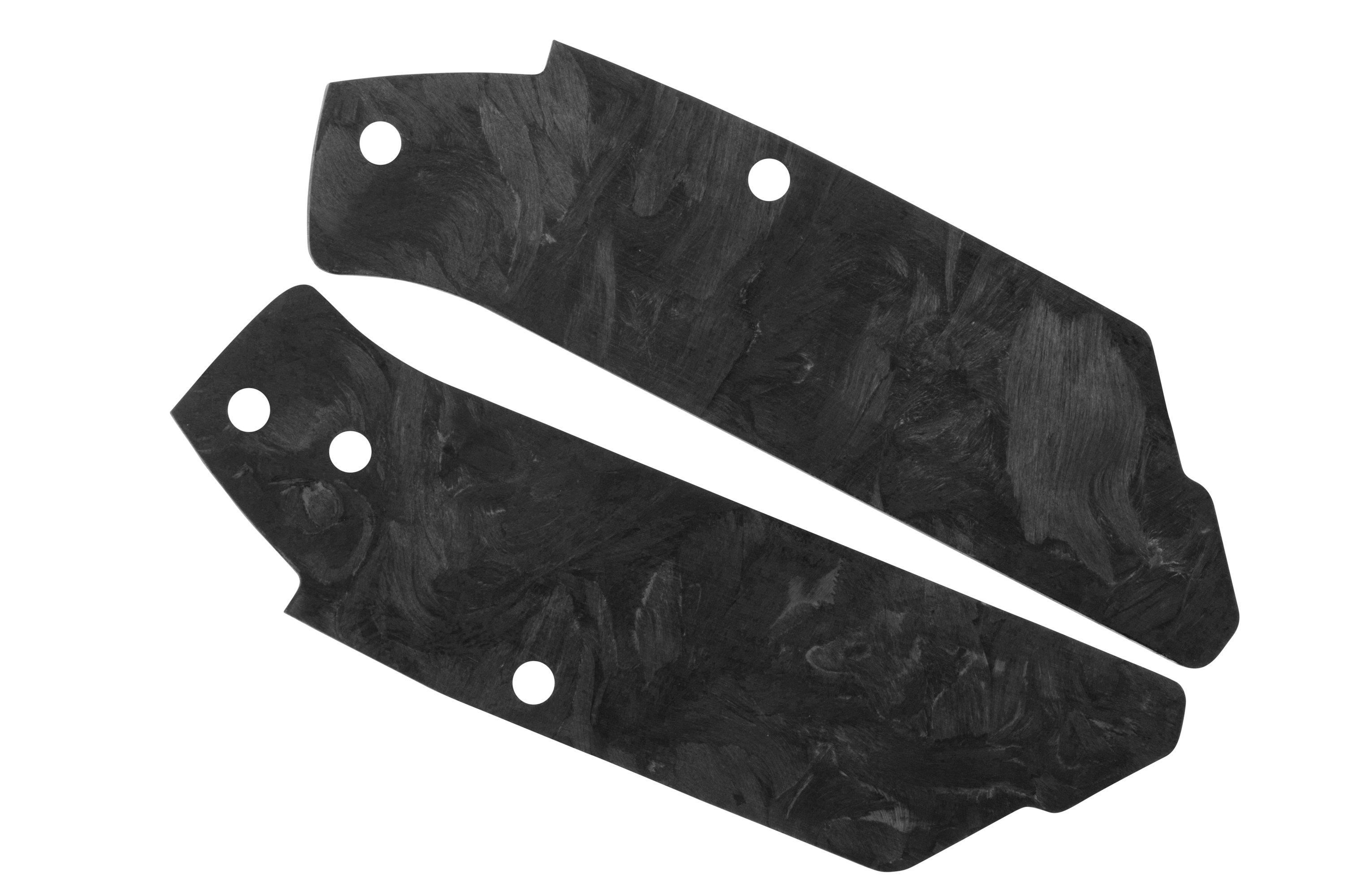 Flytanium Arcade Inlay Set 1278S Shredded Carbon Fiber, handle scales ...