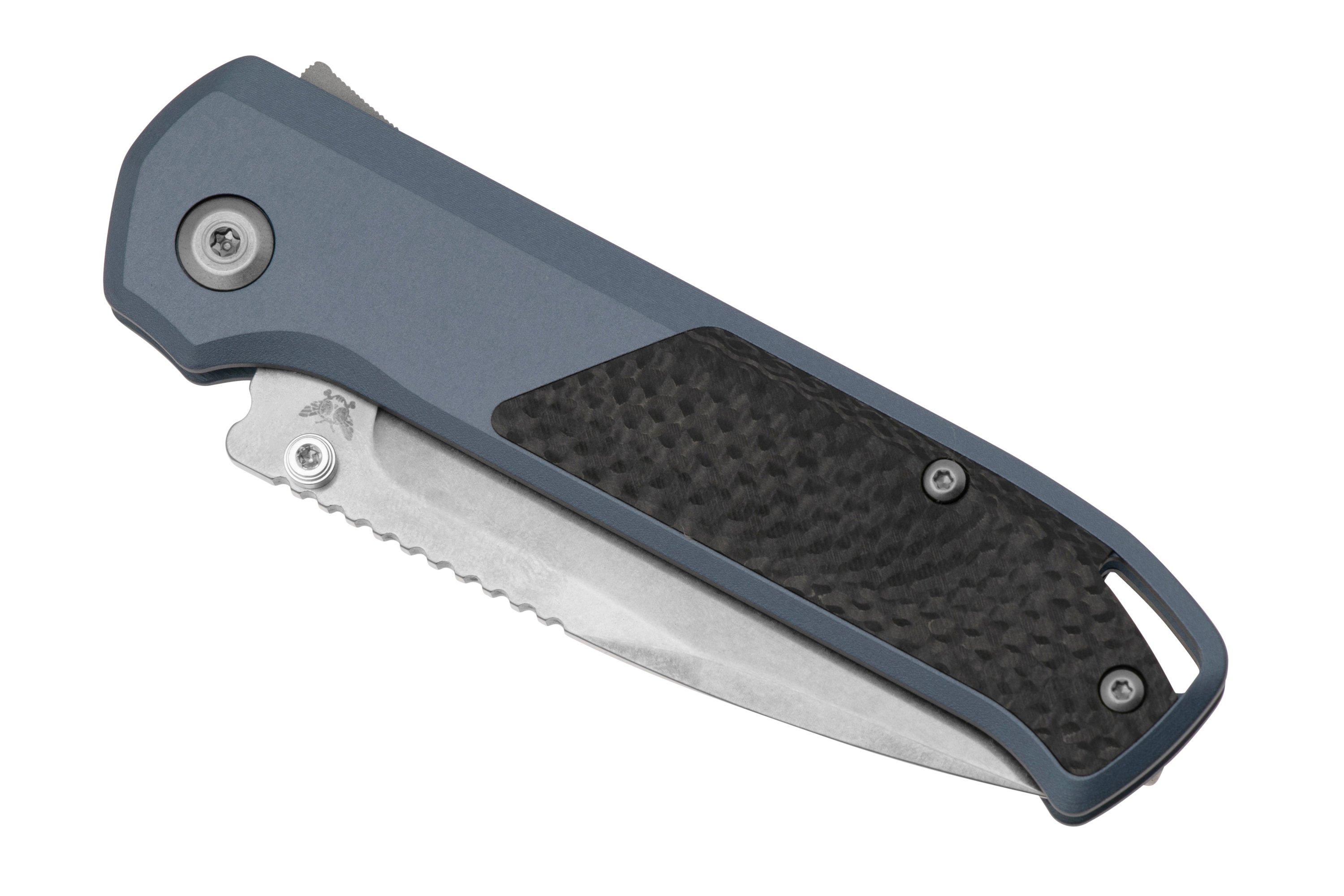 Flytanium Arcade Shark-Lock 1307 Stonewashed, Blue Aluminum Carbon ...