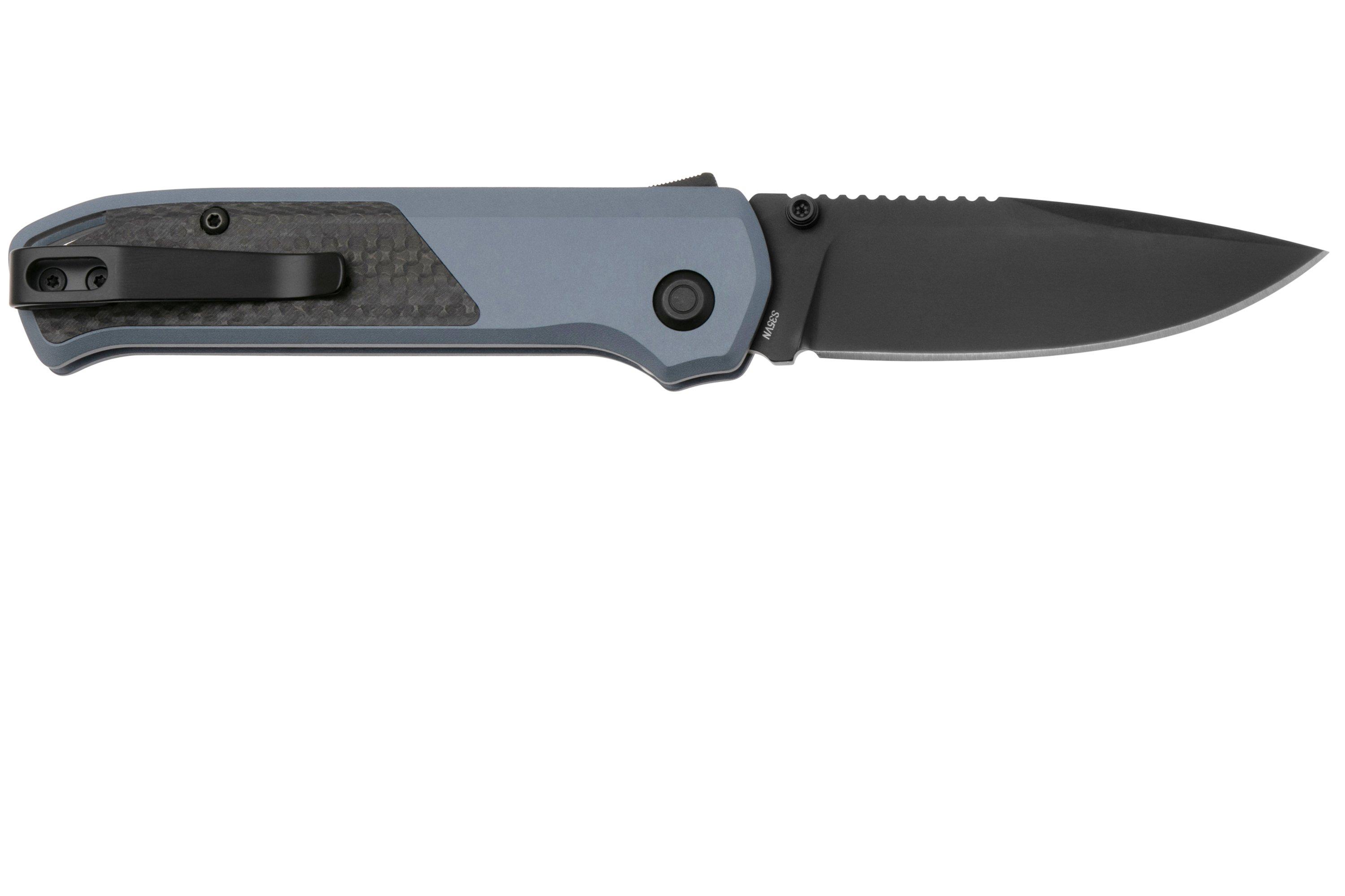 Flytanium Arcade Shark-Lock 1308 Black DLC, Blue Aluminum Carbon Inlay ...