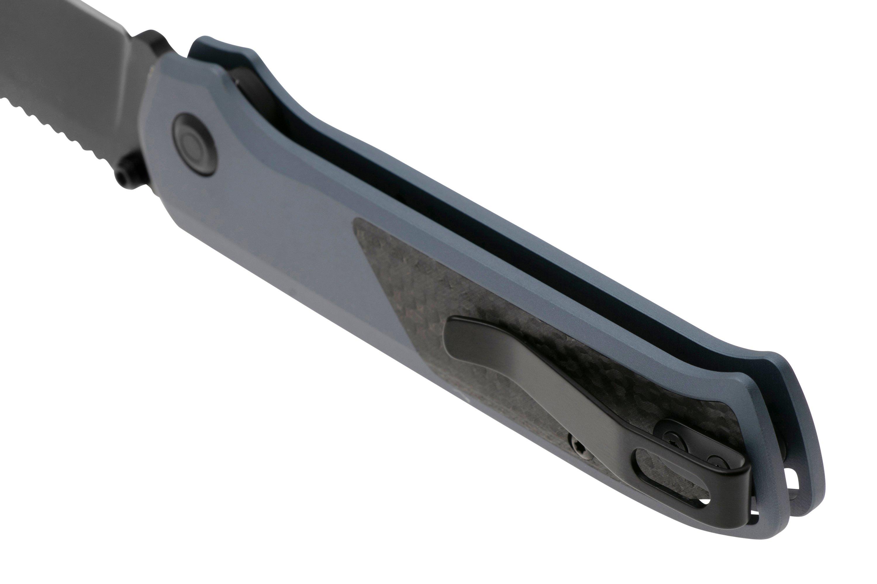 Flytanium Arcade Shark-Lock 1308 Black DLC, Blue Aluminum Carbon Inlay ...