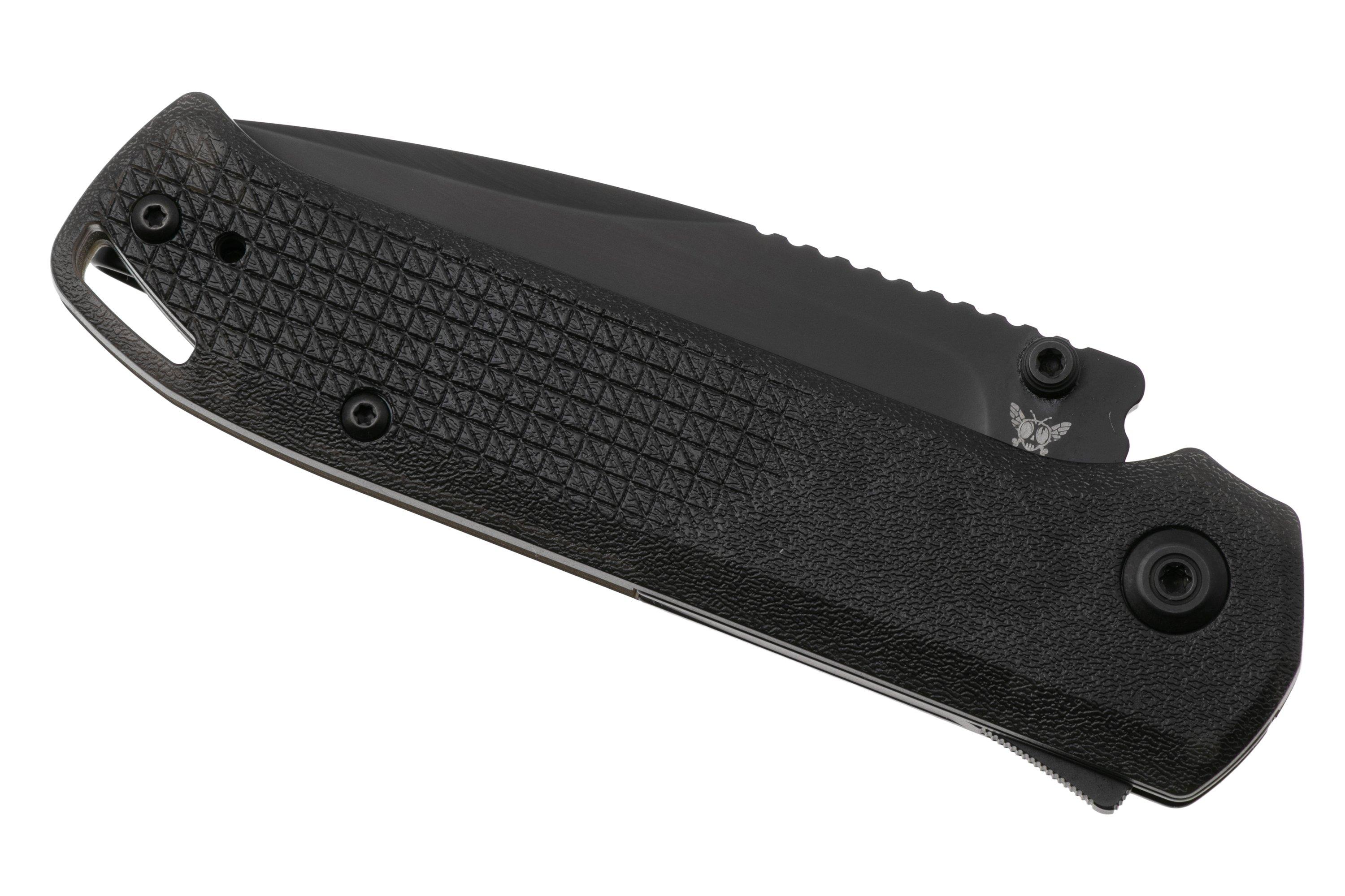 Flytanium Arcade Lite FLY-1395SB, DLC AUS-10A, Black Polycarbonate, pocket knife ...