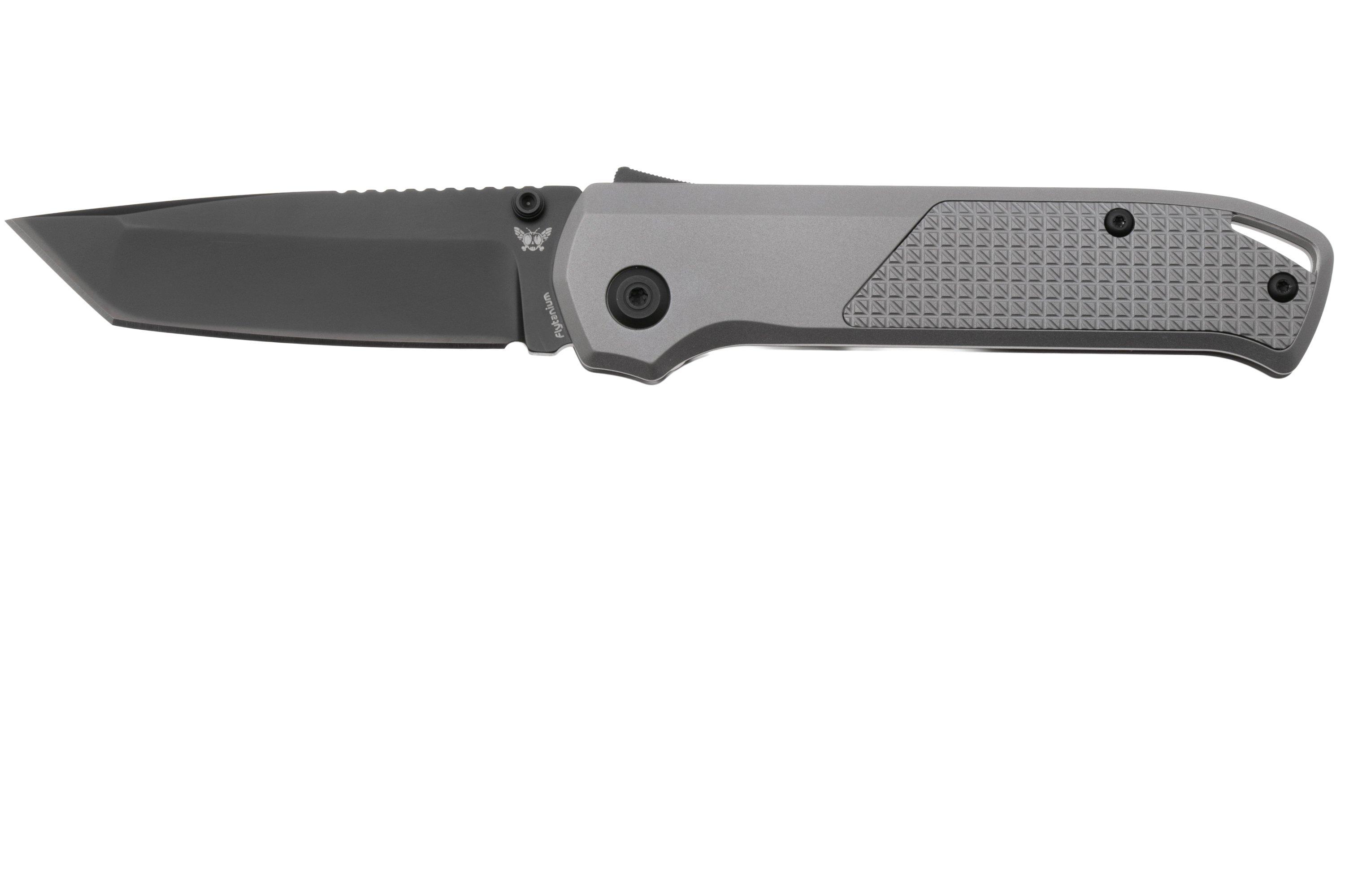 Flytanium Arcade Pro FLY-1396B, DLC 20CV, Titanium, pocket knife | Advantageously shopping at ...