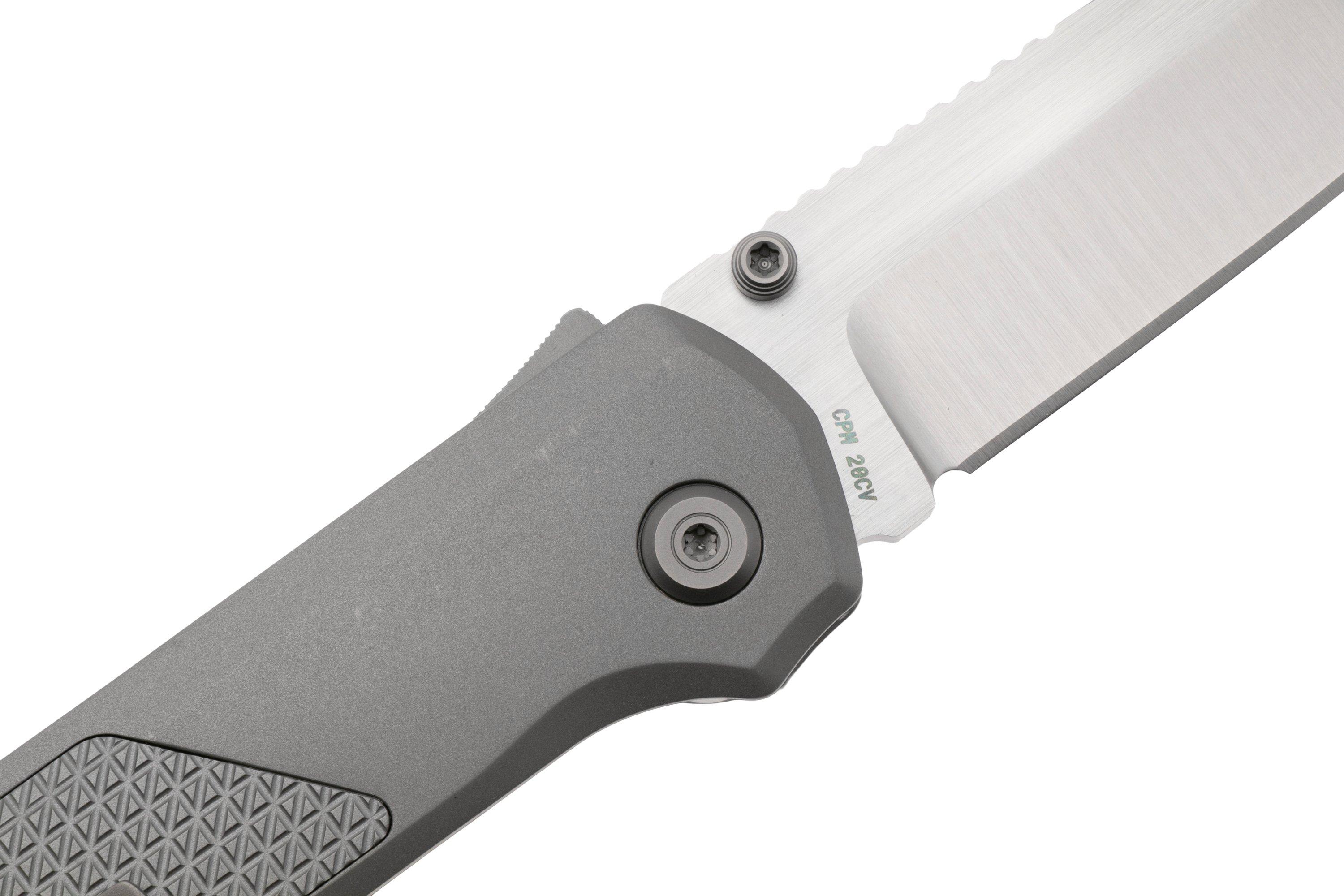 Flytanium Arcade Pro FLY-1396S, Satin 20CV, Titanium, pocket knife ...