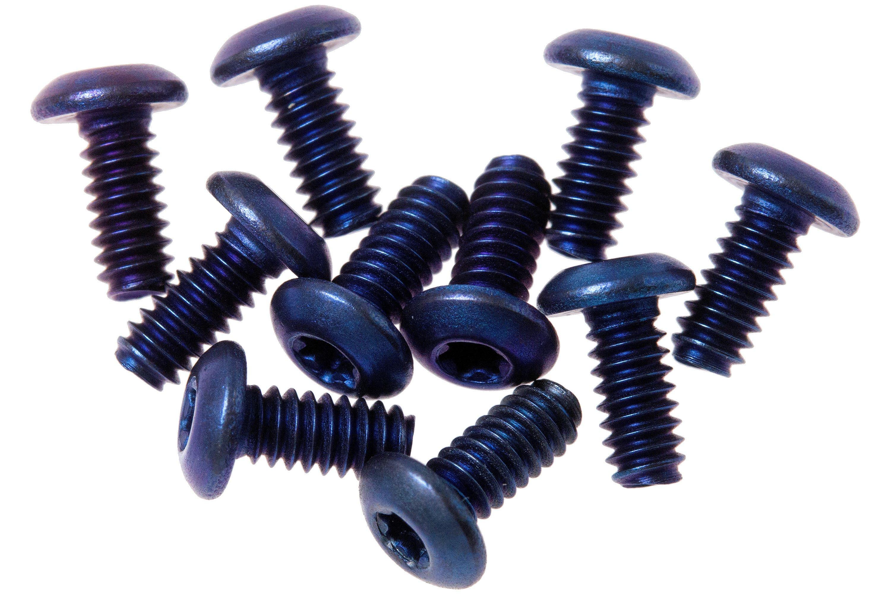 Flytanium Benchmade Griptilian Screws Titanium, blue | Advantageously ...