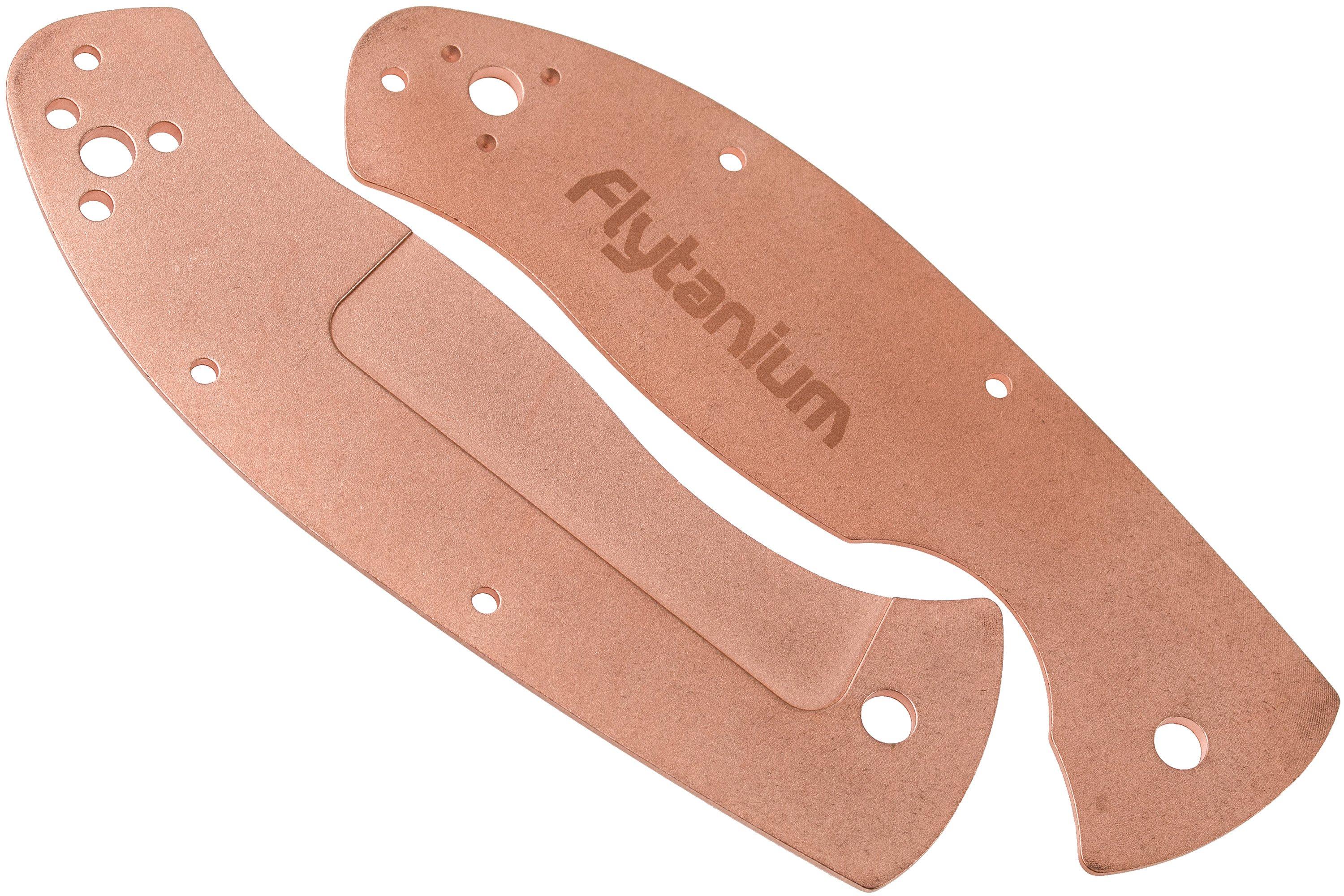 Flytanium Spyderco Tenacious Scales, copper | Advantageously shopping ...