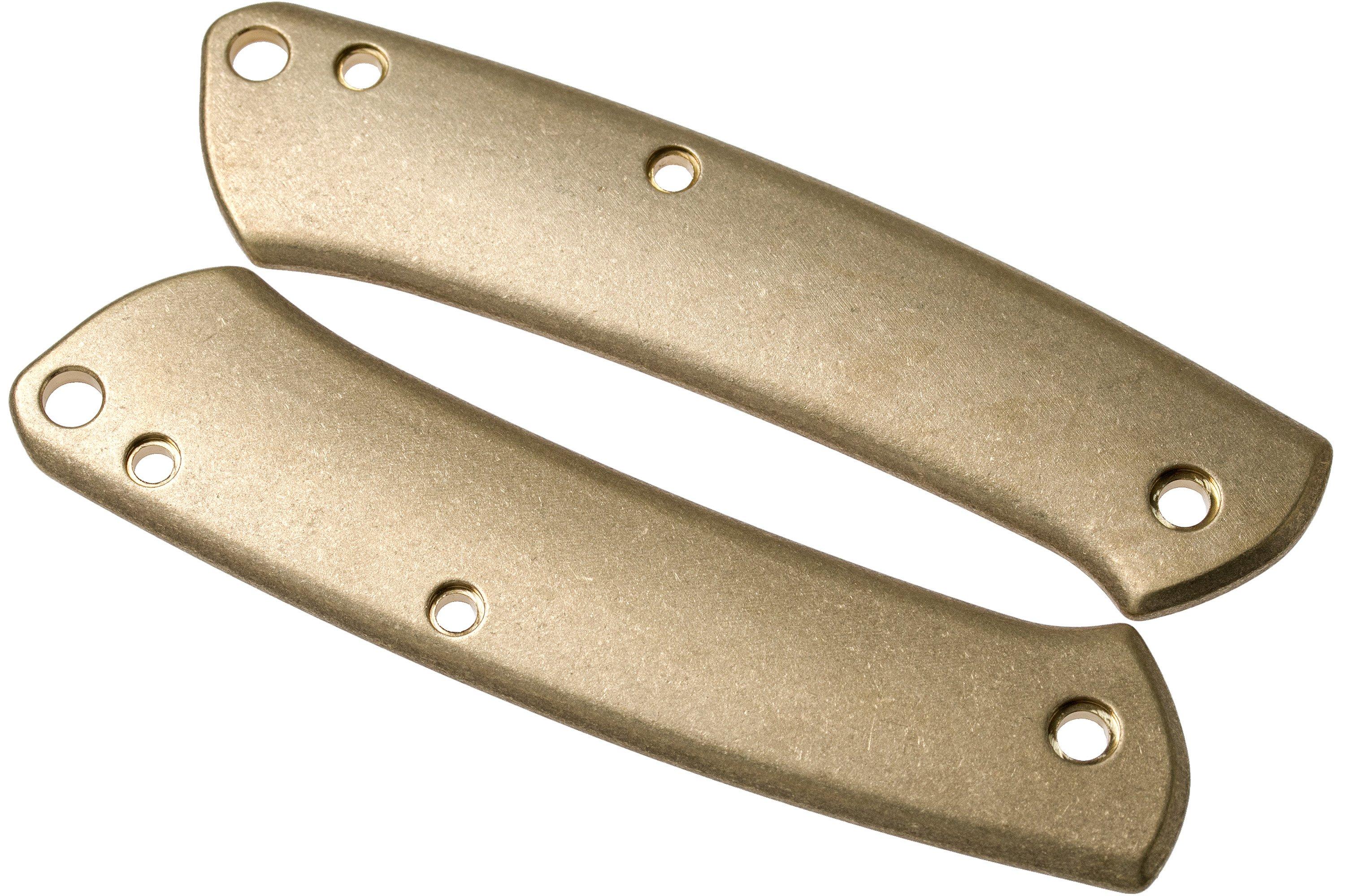 Flytanium Benchmade Proper Scales, brass | Advantageously shopping at ...