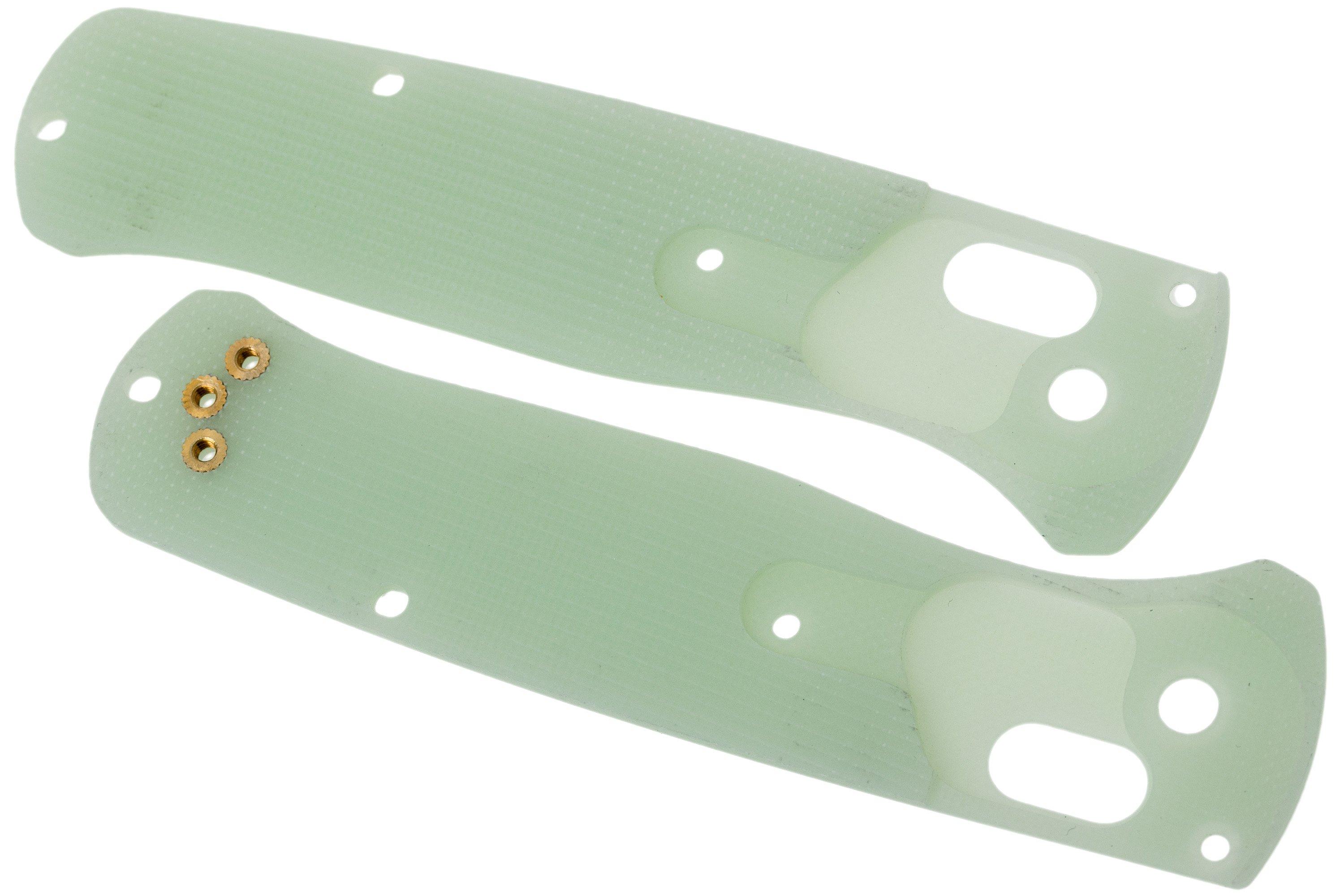 Flytanium Benchmade Bugout Scales, jade G10 | Advantageously shopping ...