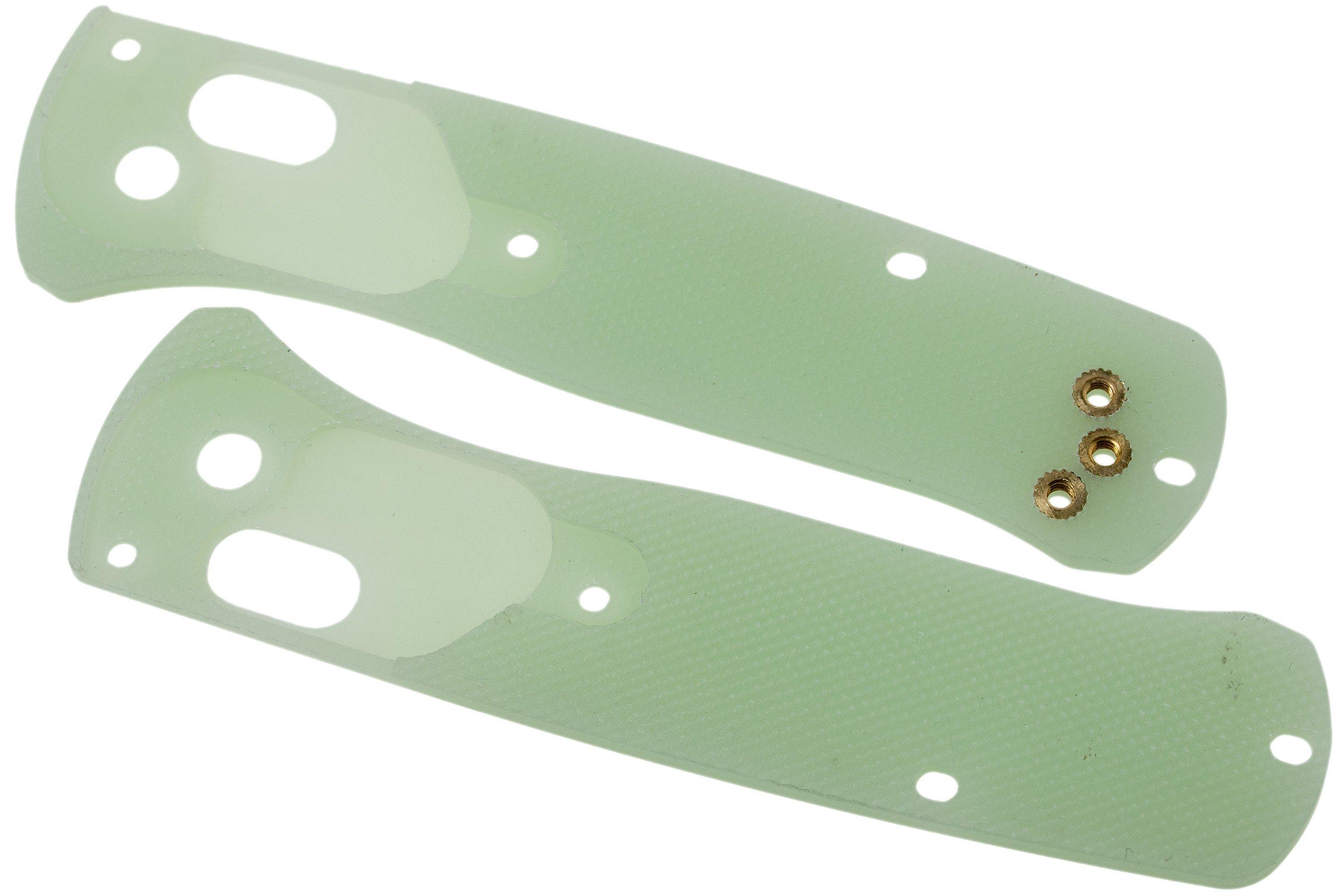 Flytanium Benchmade Mini-Bugout Scales, Jade G10 | Advantageously ...