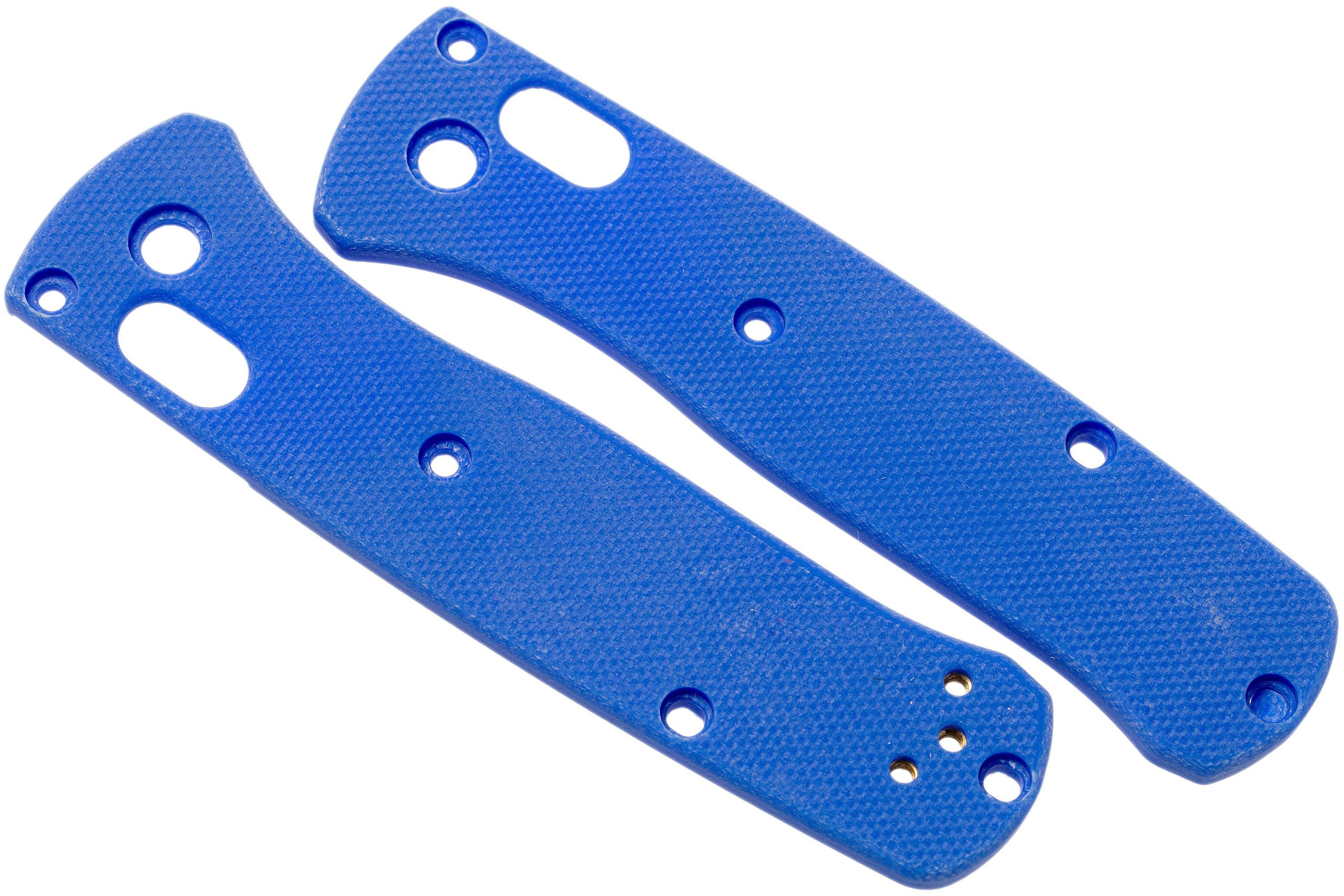 Flytanium Benchmade Mini-Bugout Scales, Blue G10 | Advantageously ...