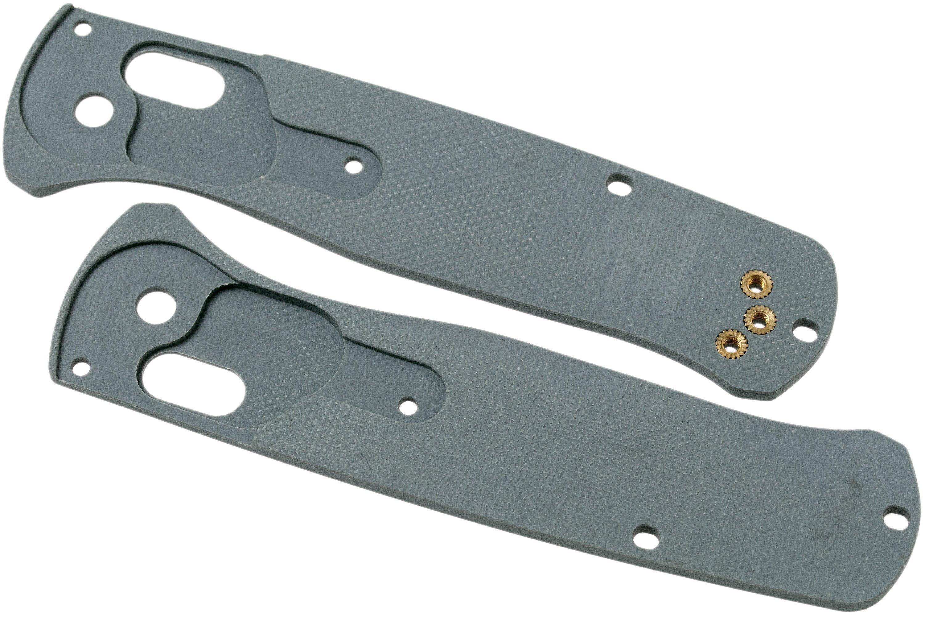 Flytanium Benchmade Bugout Scales, grey G10 | Advantageously shopping ...