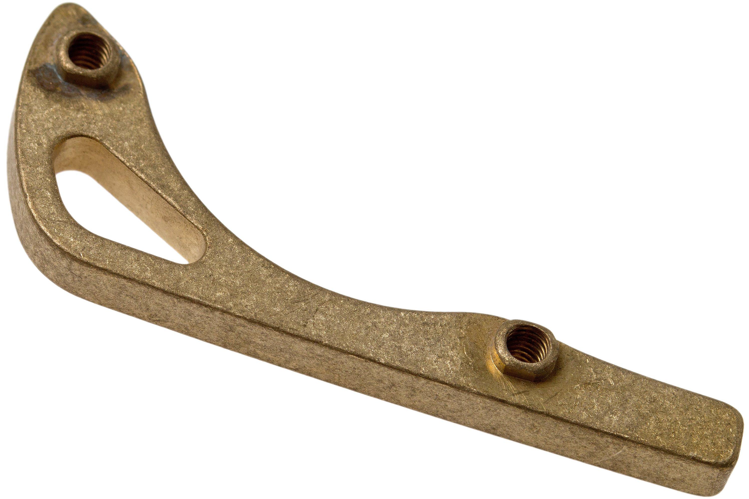 Flytanium Benchmade Mini Bugout Backspacer, Brass | Advantageously ...