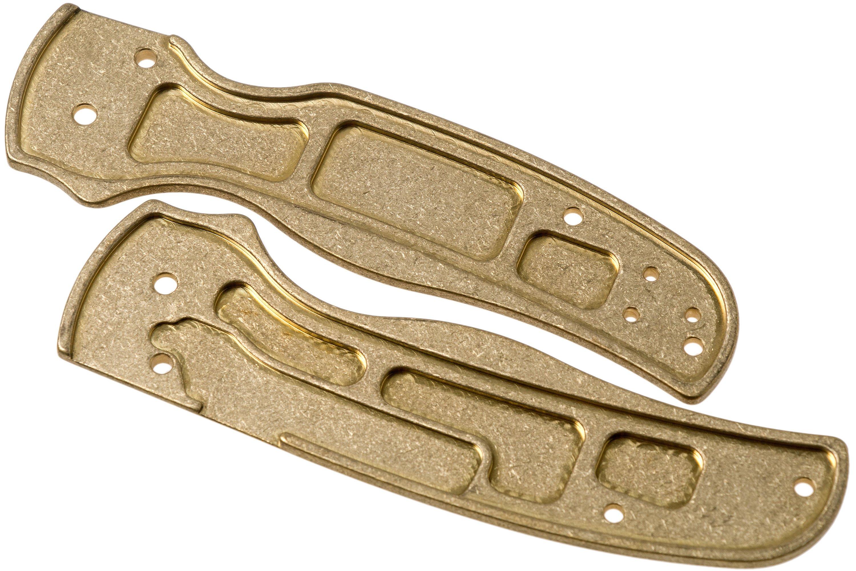 Flytanium Spyderco Shaman Scales, Brass | Advantageously shopping at ...
