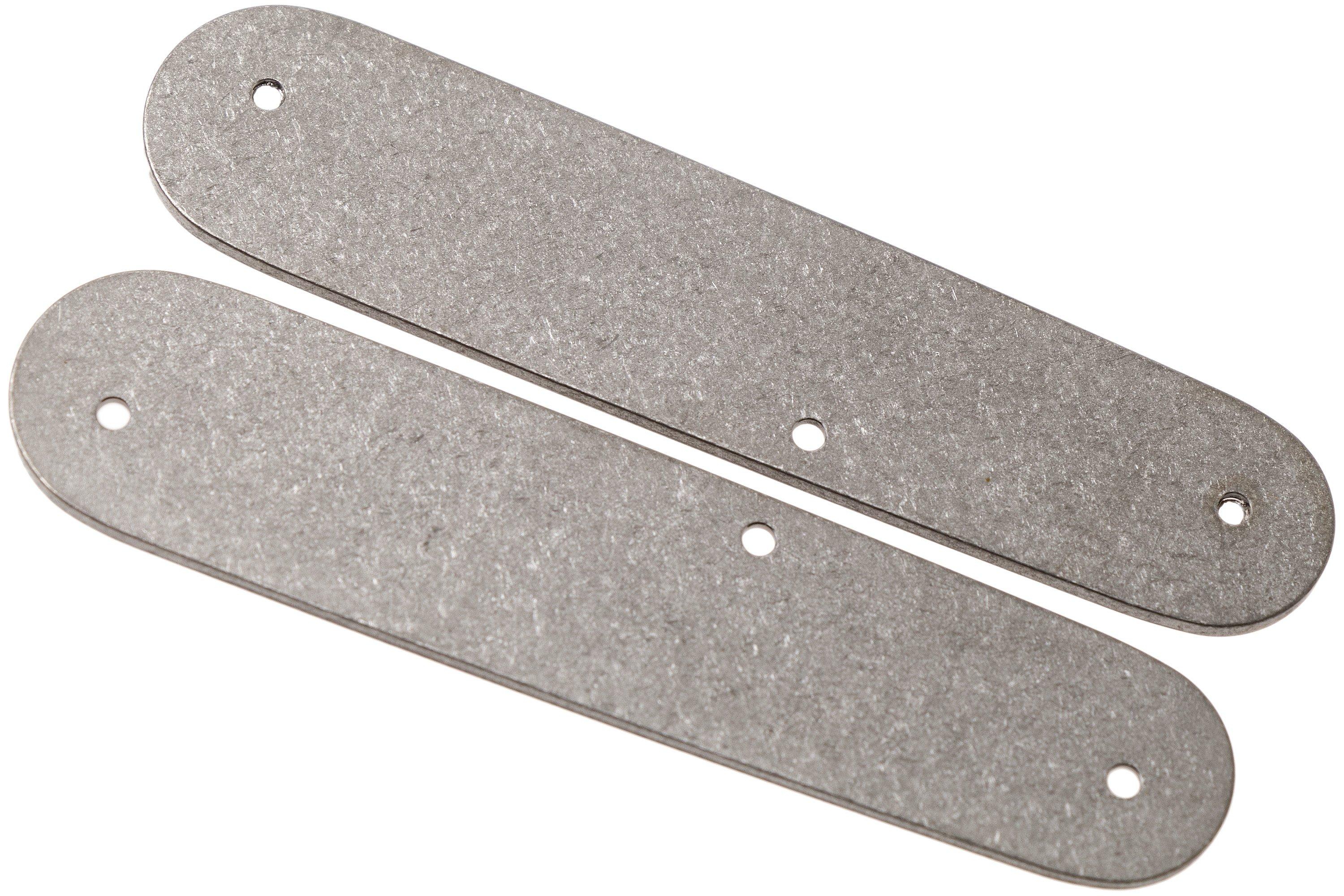 Flytanium Victorinox Cadet Scales, titanium flat | Advantageously ...