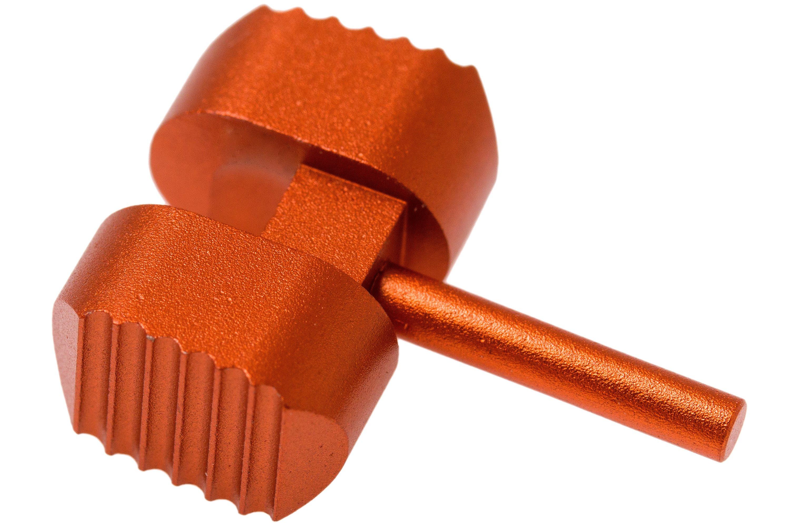 Flytanium Spyderco Manix 2 Ball Cage Lock, orange aluminum | Günstiger ...