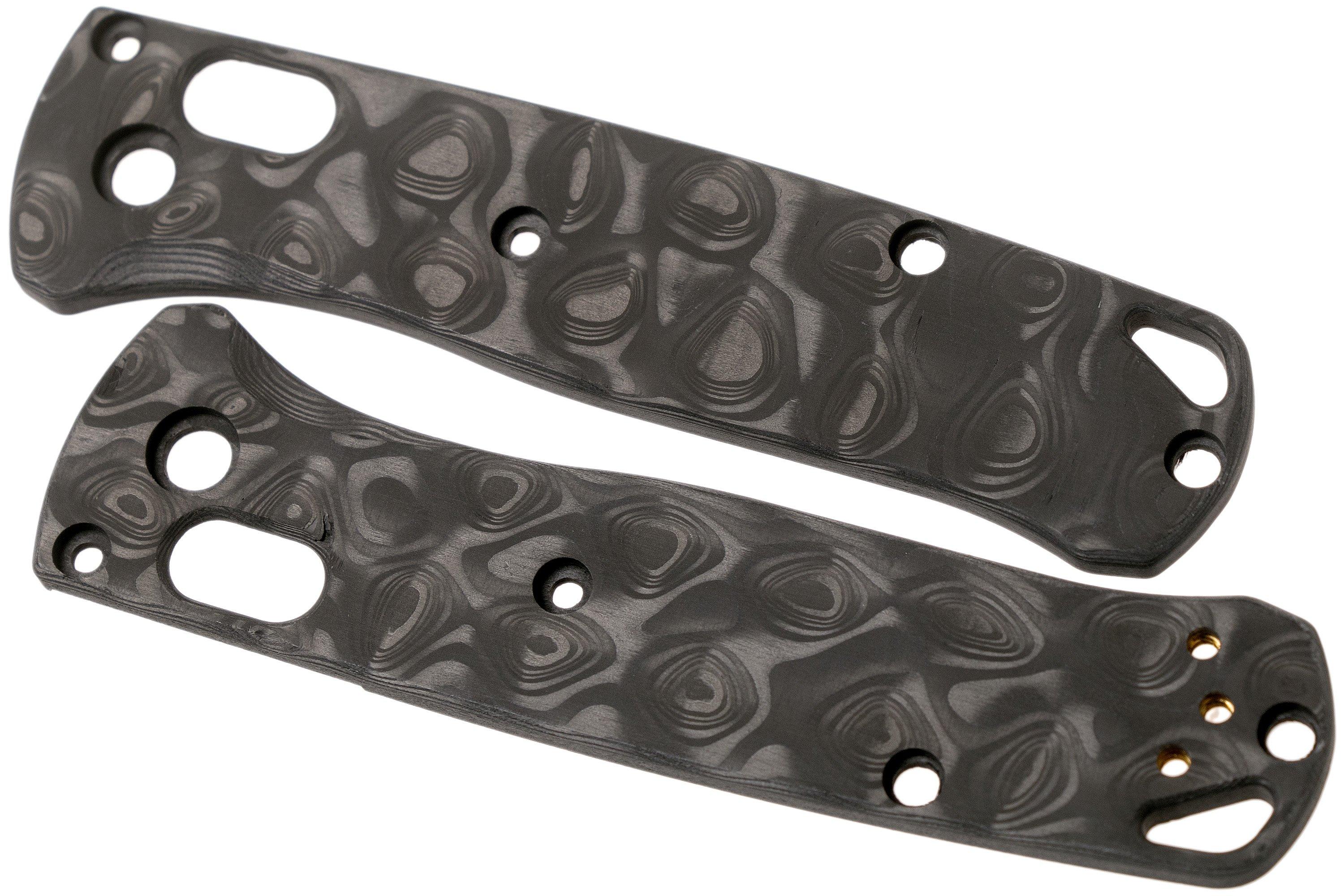 Flytanium Benchmade Mini-Bugout Scales, fibra de carbono raindrop ...