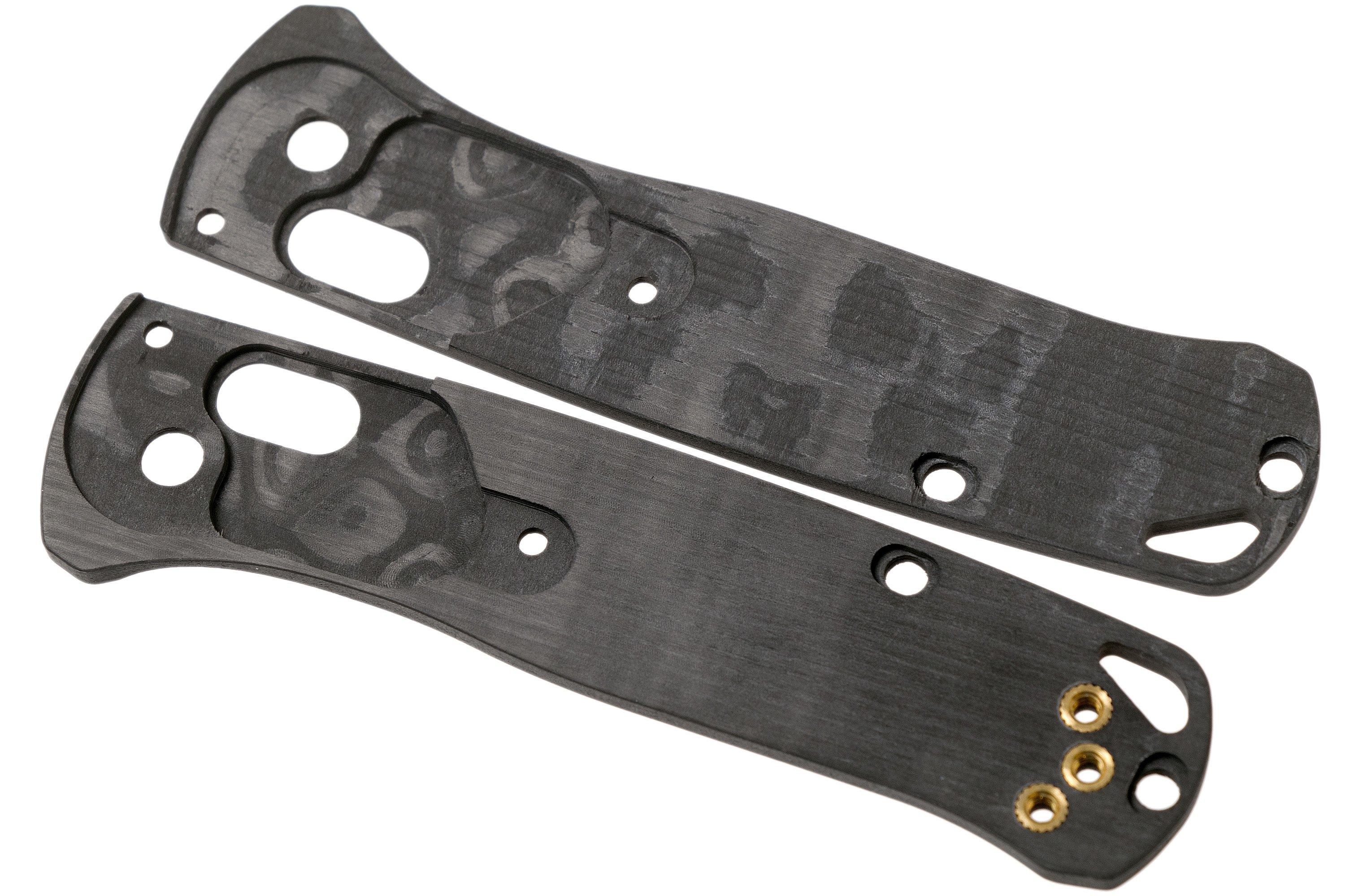 Flytanium Benchmade Mini-Bugout Scales, raindrop carbon fibre ...
