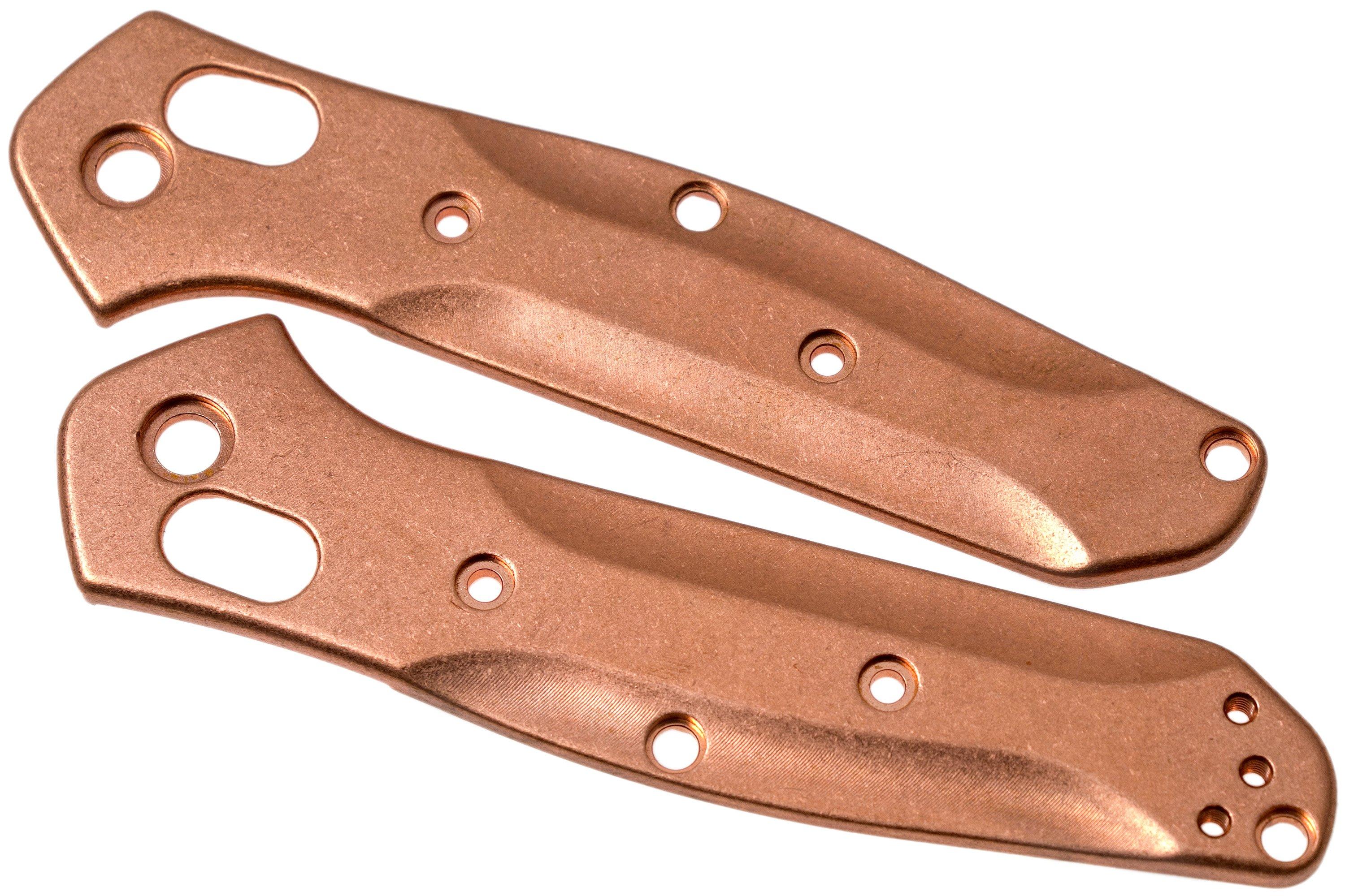 Flytanium Benchmade 945 Mini Osborne Scales, copper | Advantageously ...