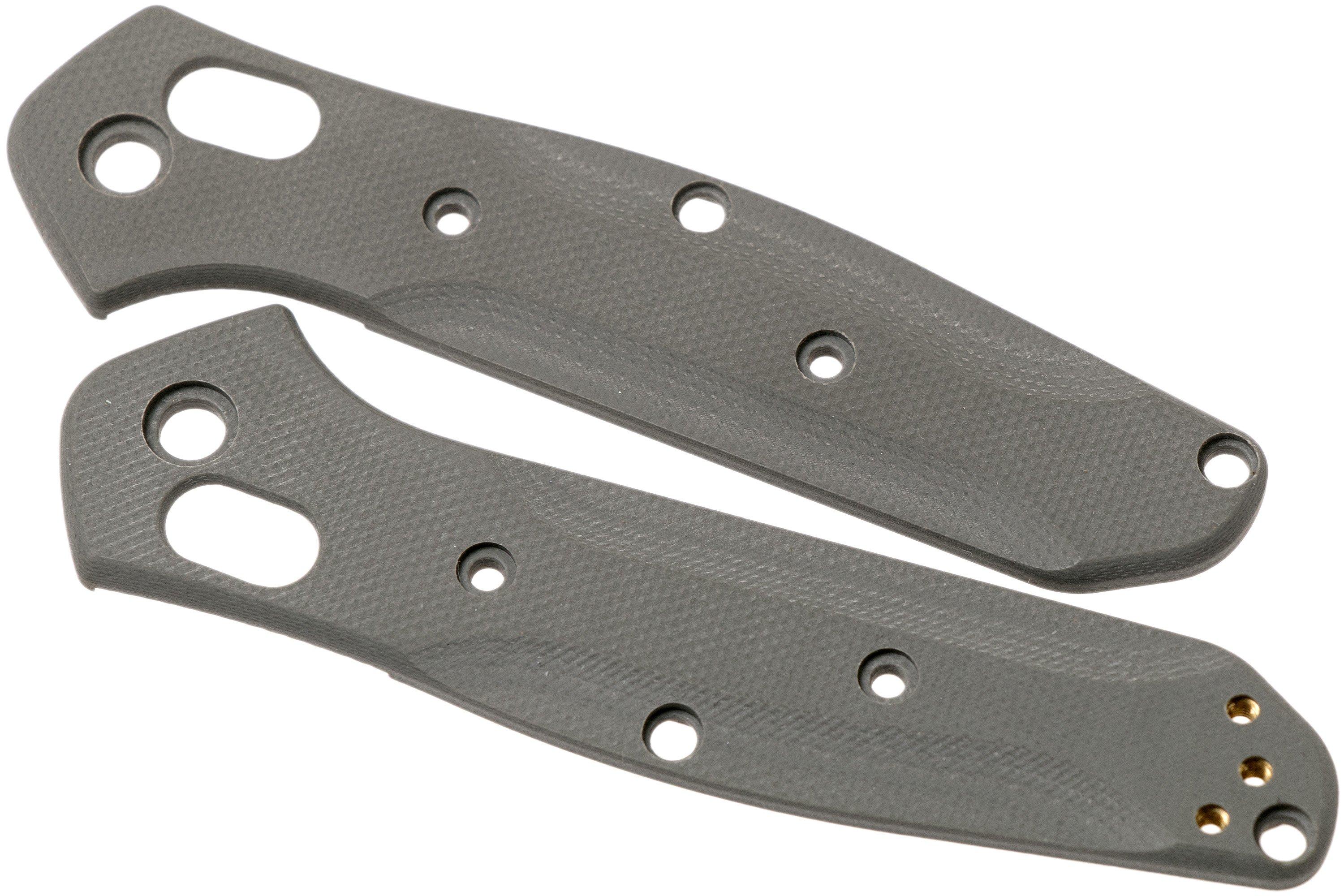 Flytanium Benchmade 945 Mini Osborne Scales, gray G10 | Advantageously ...