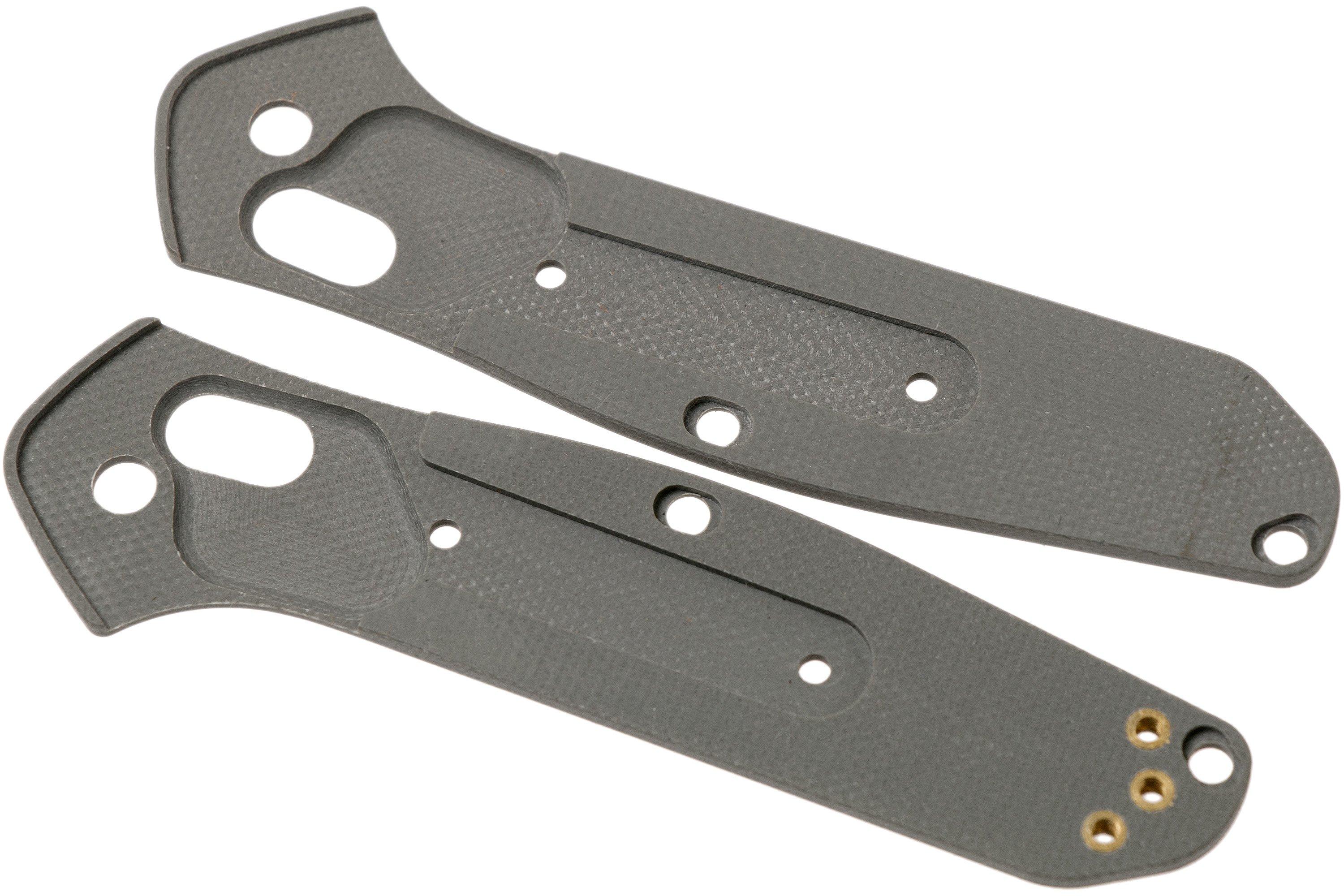 Flytanium Benchmade 945 Mini Osborne Scales, gray G10 | Advantageously ...