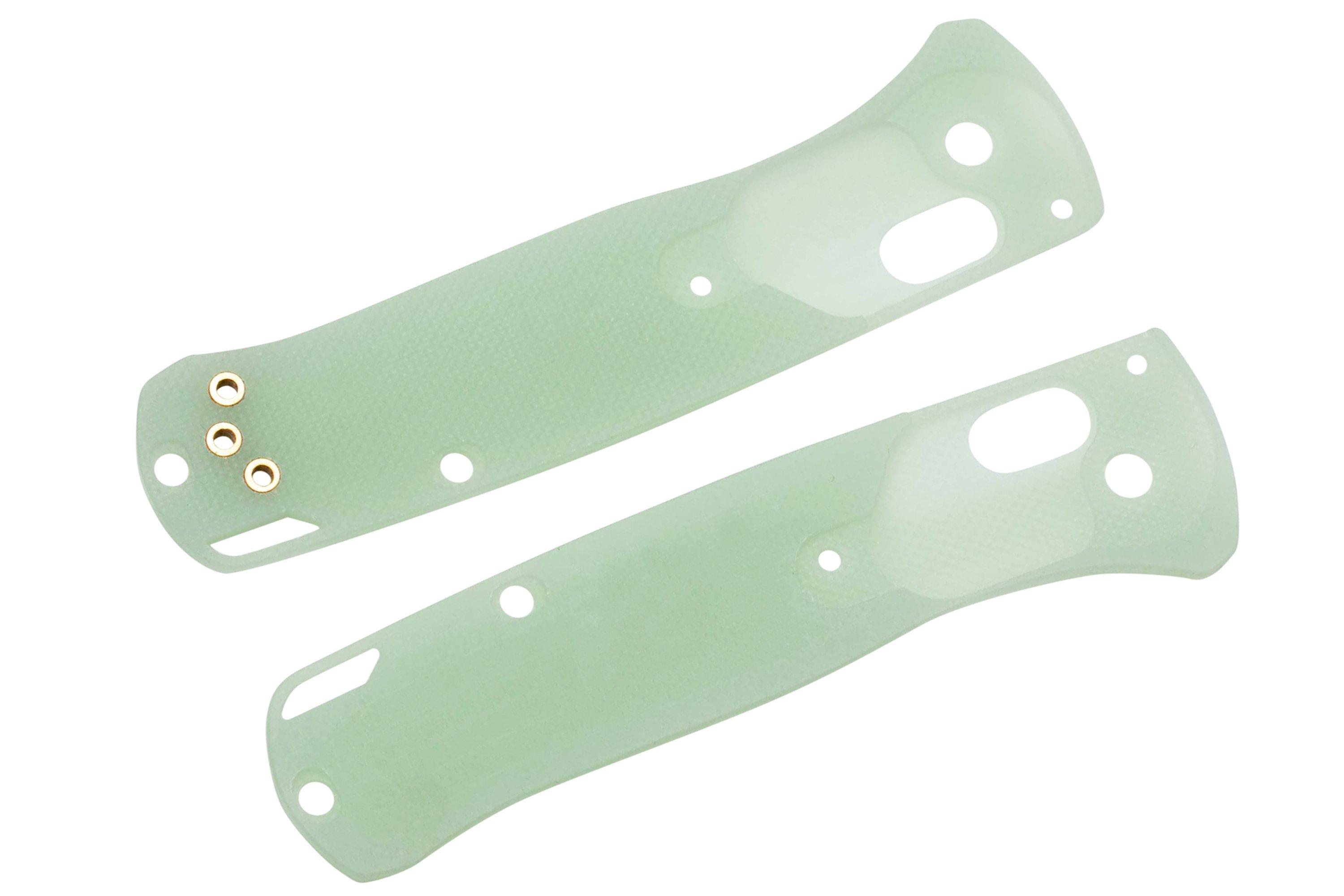 Flytanium Benchmade Mini Bugout Scales, Crossfade Jade G10 ...