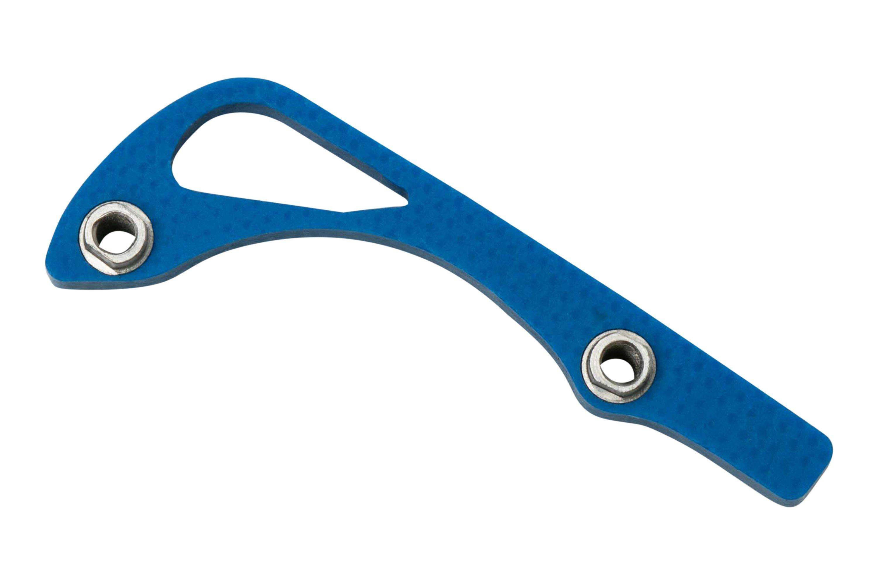 Flytanium Benchmade Mini Bugout Backspacer, Blue G10 | Advantageously ...