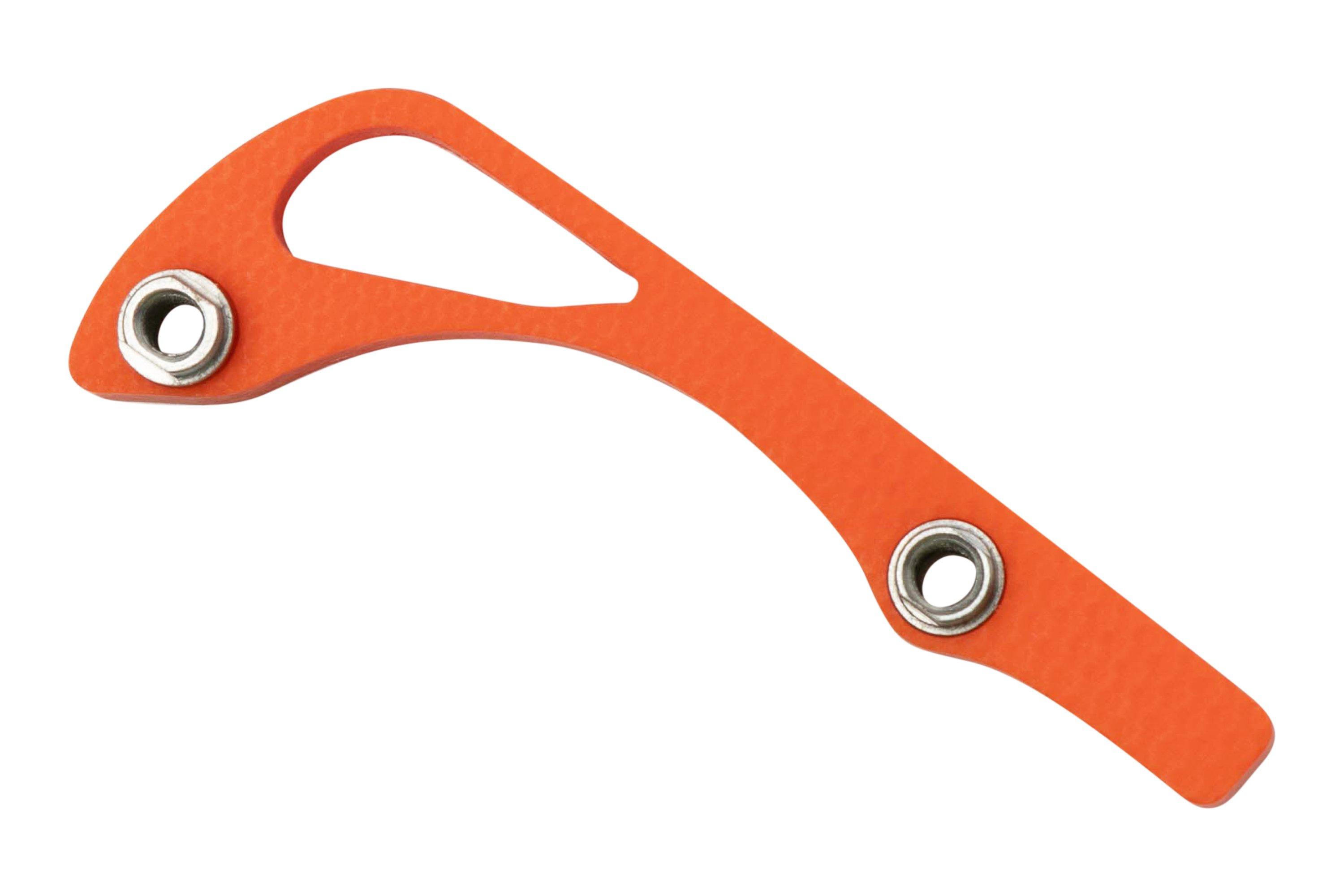 Flytanium Benchmade Mini Bugout Backspacer, Orange G10 | Advantageously ...