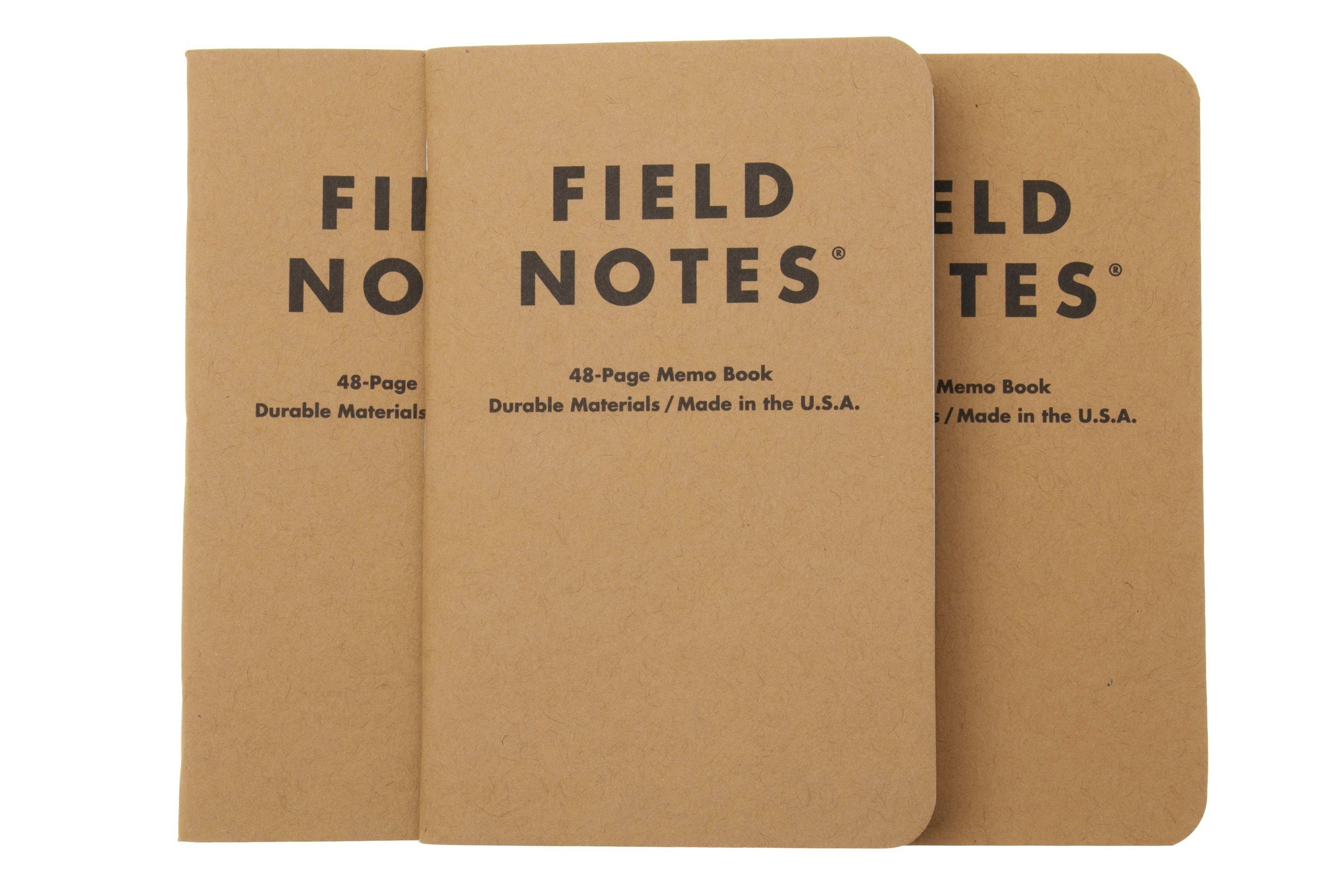 Field Notes Original Kraft FN-01 Graph 3-Pack, notitieboekjes ...